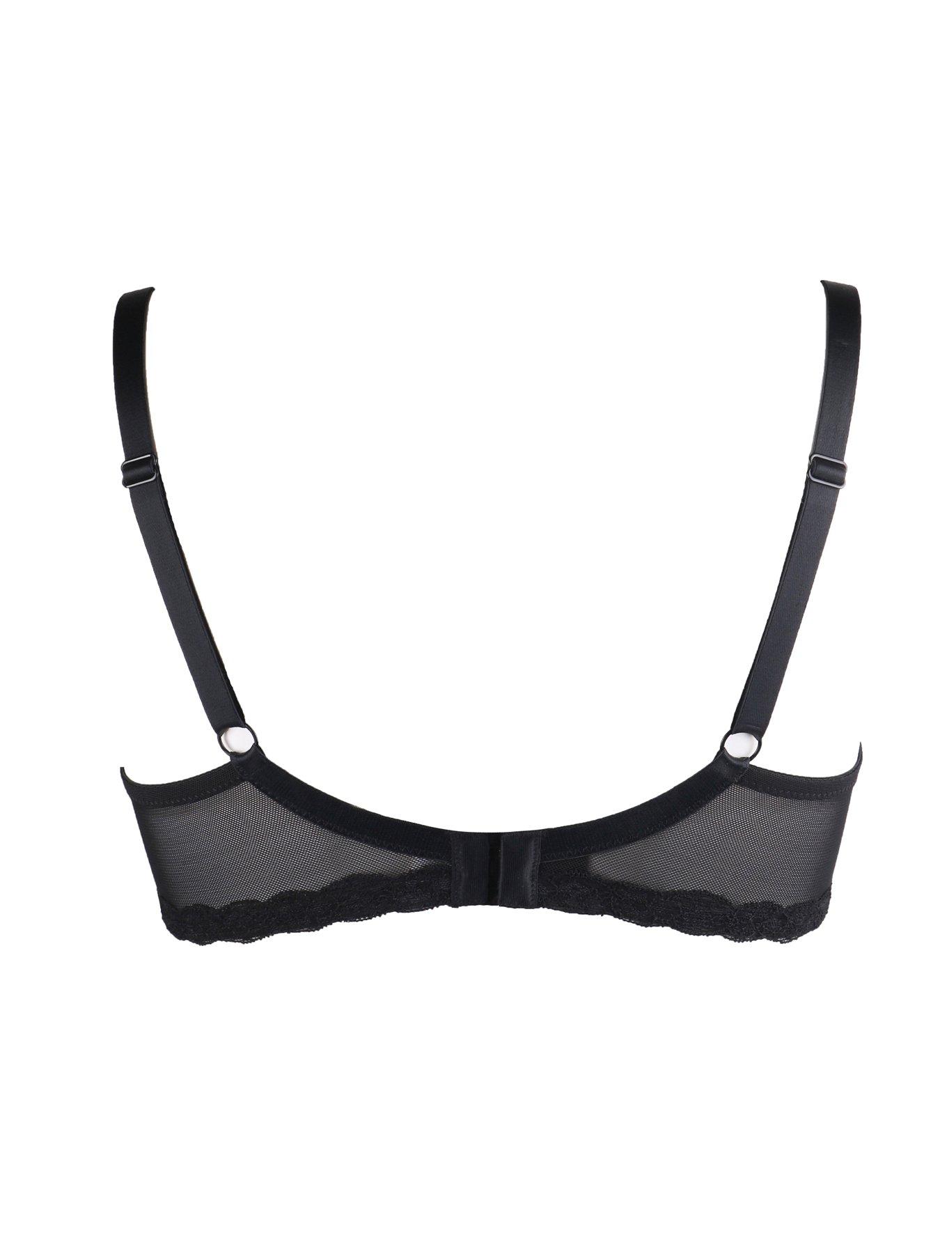 Pour Moi Luxe Linear Lightly Padded Bra - Black/Multi | Very