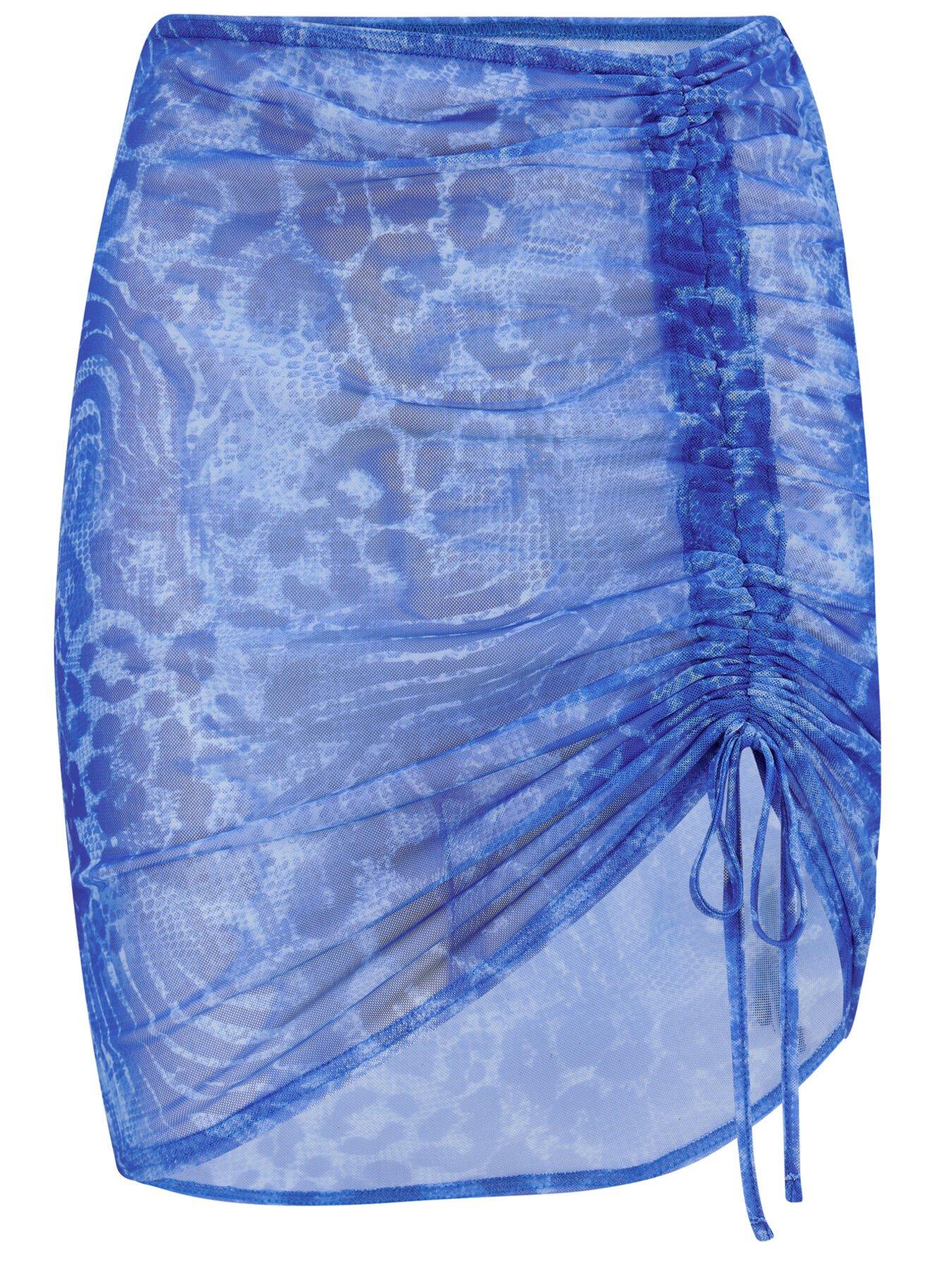 Pour Moi Mesh Ruched Mini Sarong - Multi | Very
