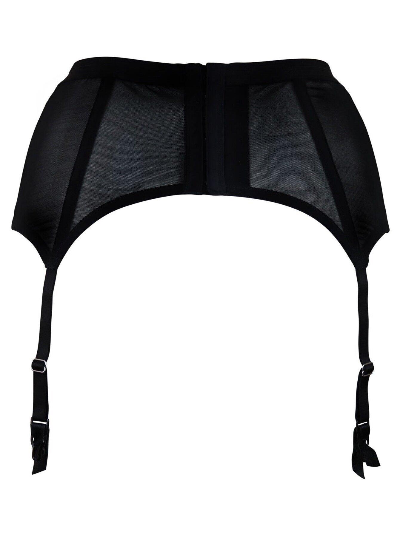 Pour Moi Viva Luxe Suspender - Black | Very.co.uk