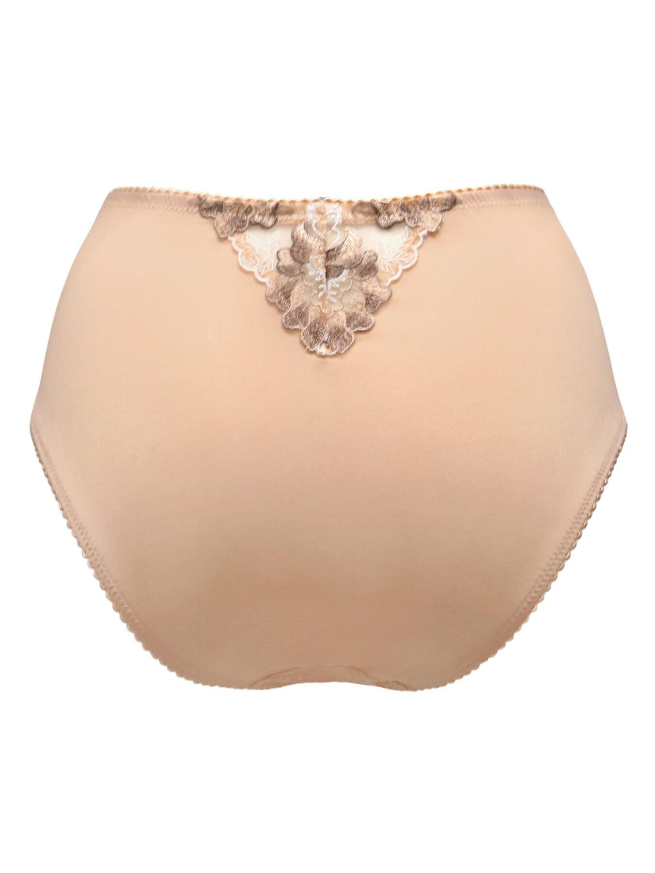 Pour Moi Sofia Emb Lace Embroidered Deep Brief | Very.co.uk