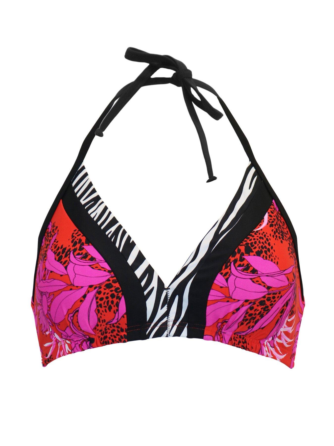Pour Moi In The Mix Non-Wired Padded Triangle Top - Multi | Very.co.uk