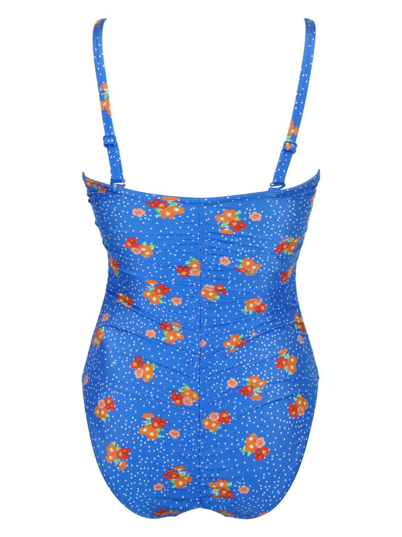 Pour Moi Santa Cruz Strapless Control Swimsuit Floral Very