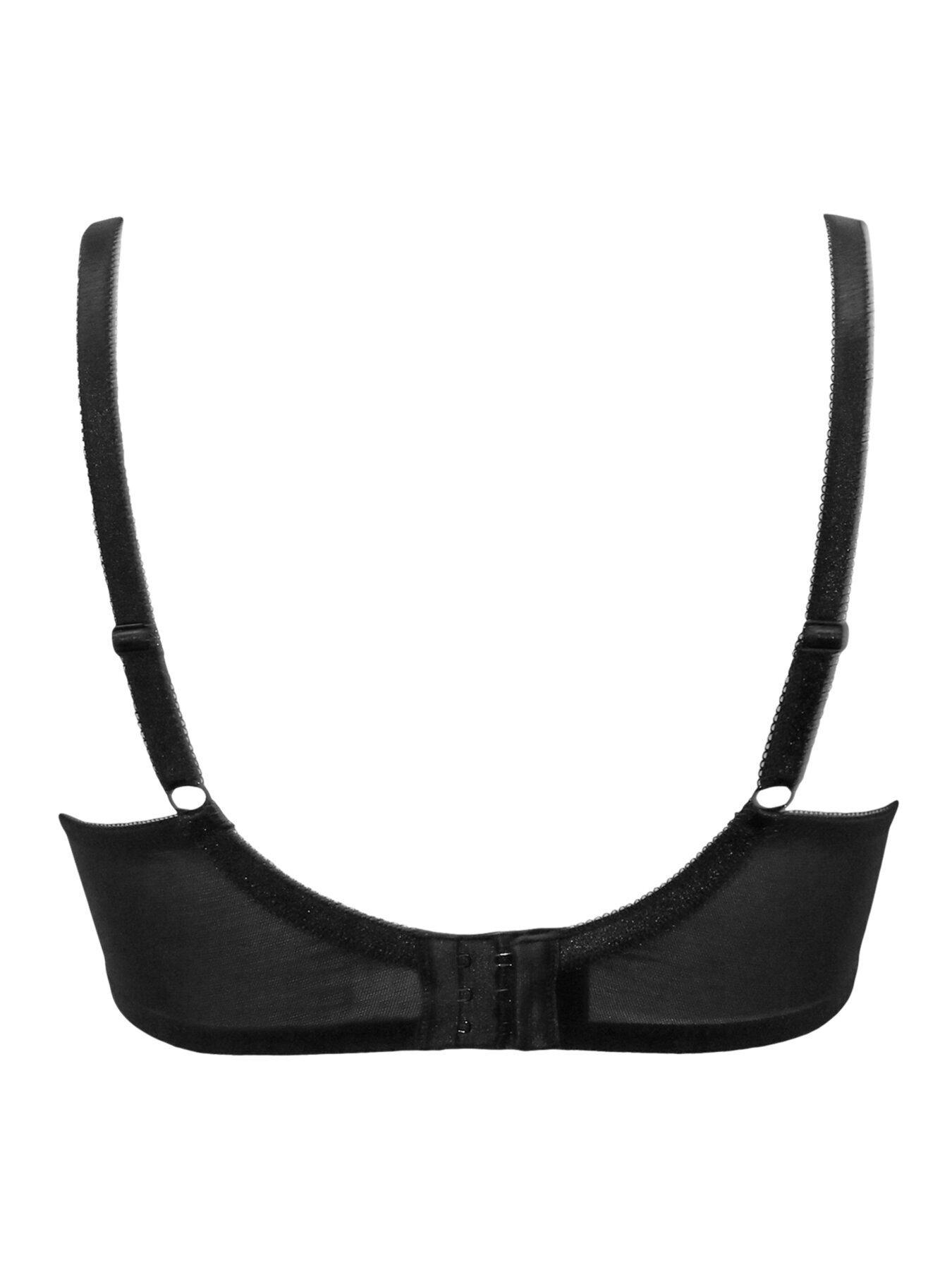 Pour Moi Rebel Underwired Side Support Bra Black Very