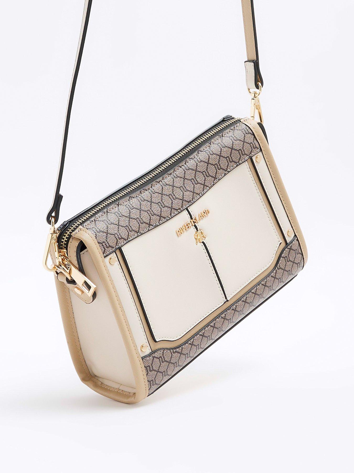 River Island Ri Monogram Panel Cross Body Bag | Very