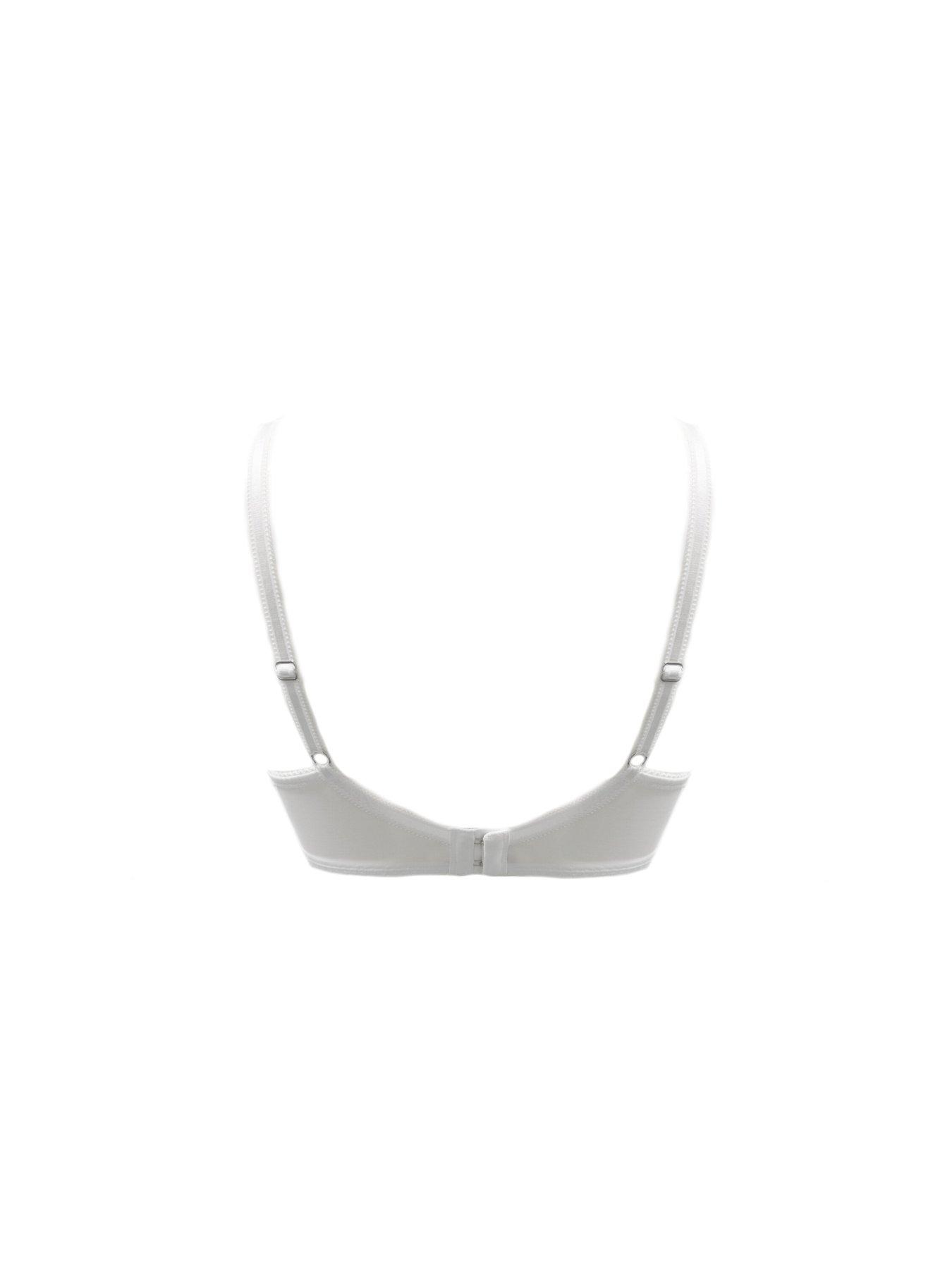 Pour Moi Fleur Padded Push-Up Plunge T-Shirt Bra - White | Very