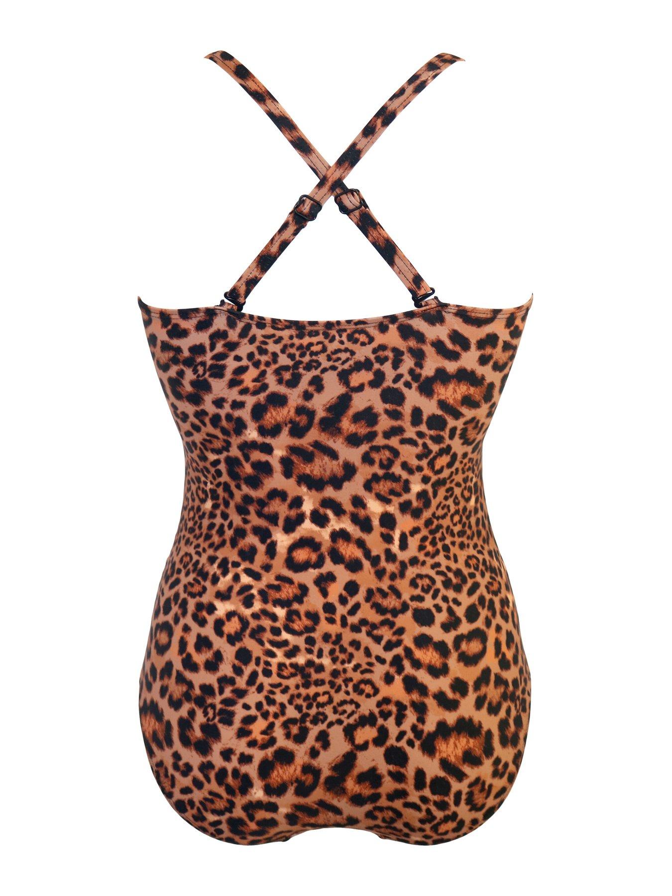 Pour Moi Santa Monica Strapless Tummy Control Swimsuit Multi Very