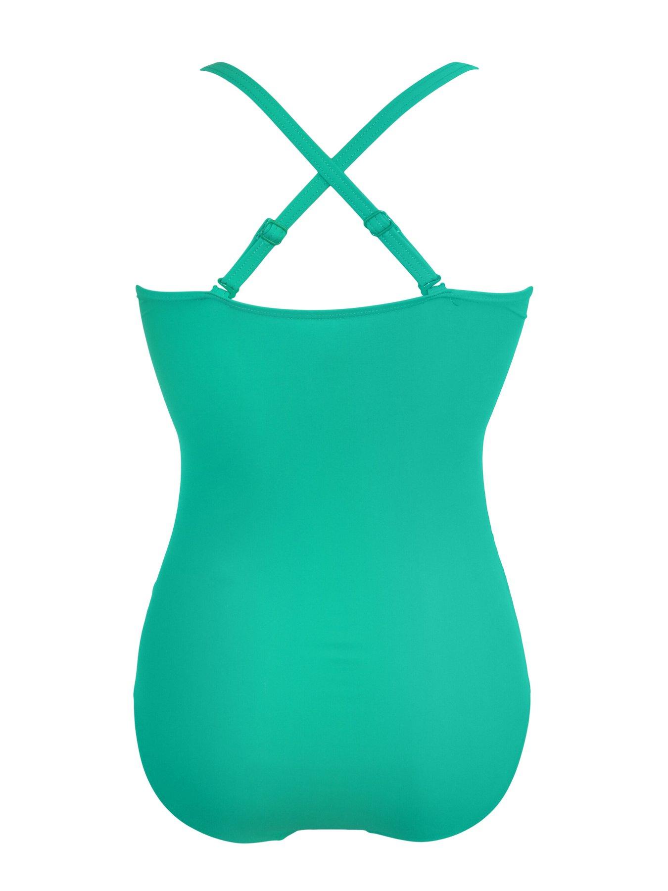 Pour Moi Santa Monica Strapless Tummy Control Swimsuit Uk
