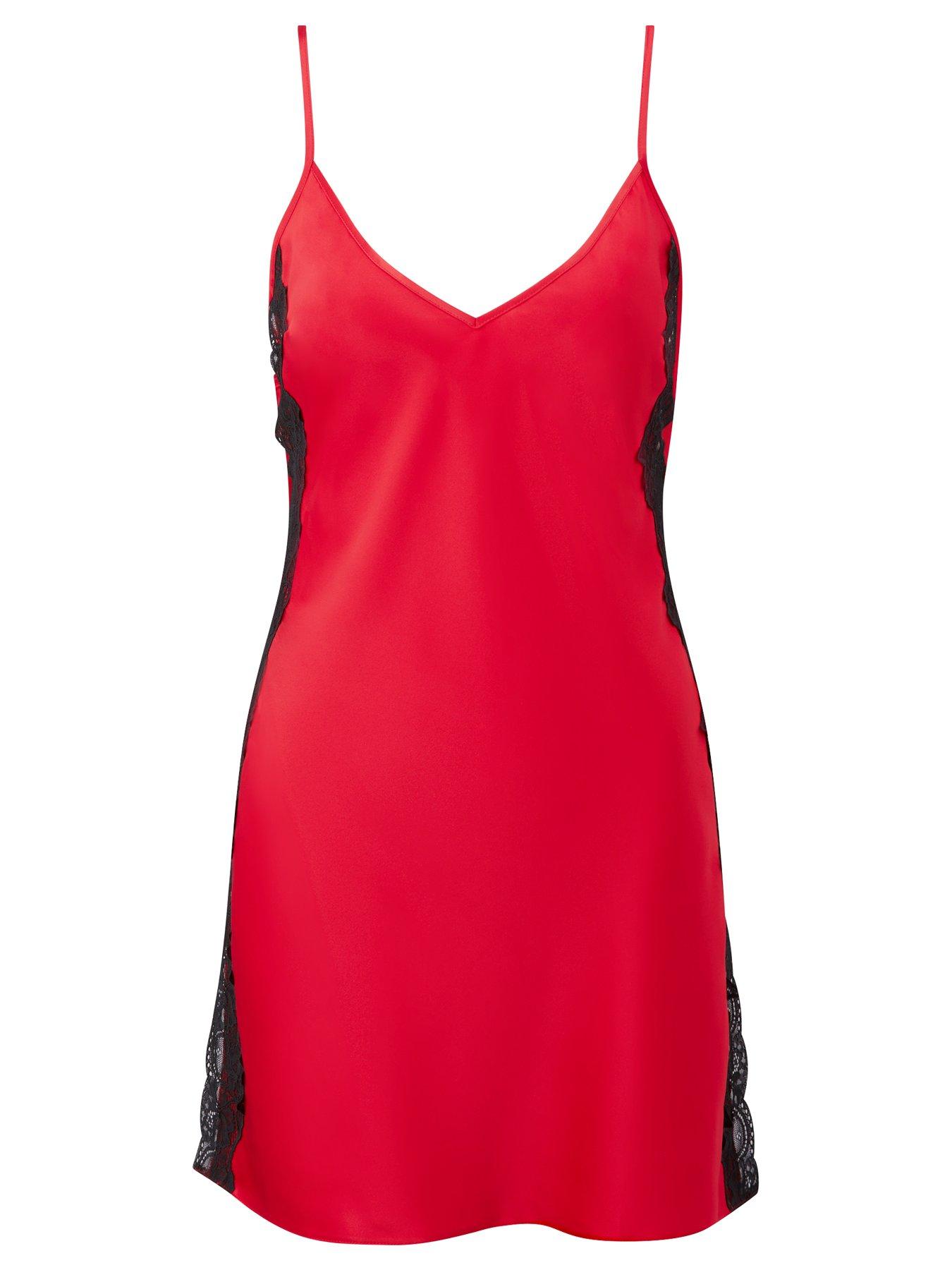 Ann Summers Rosalie Chemise - Red | Very