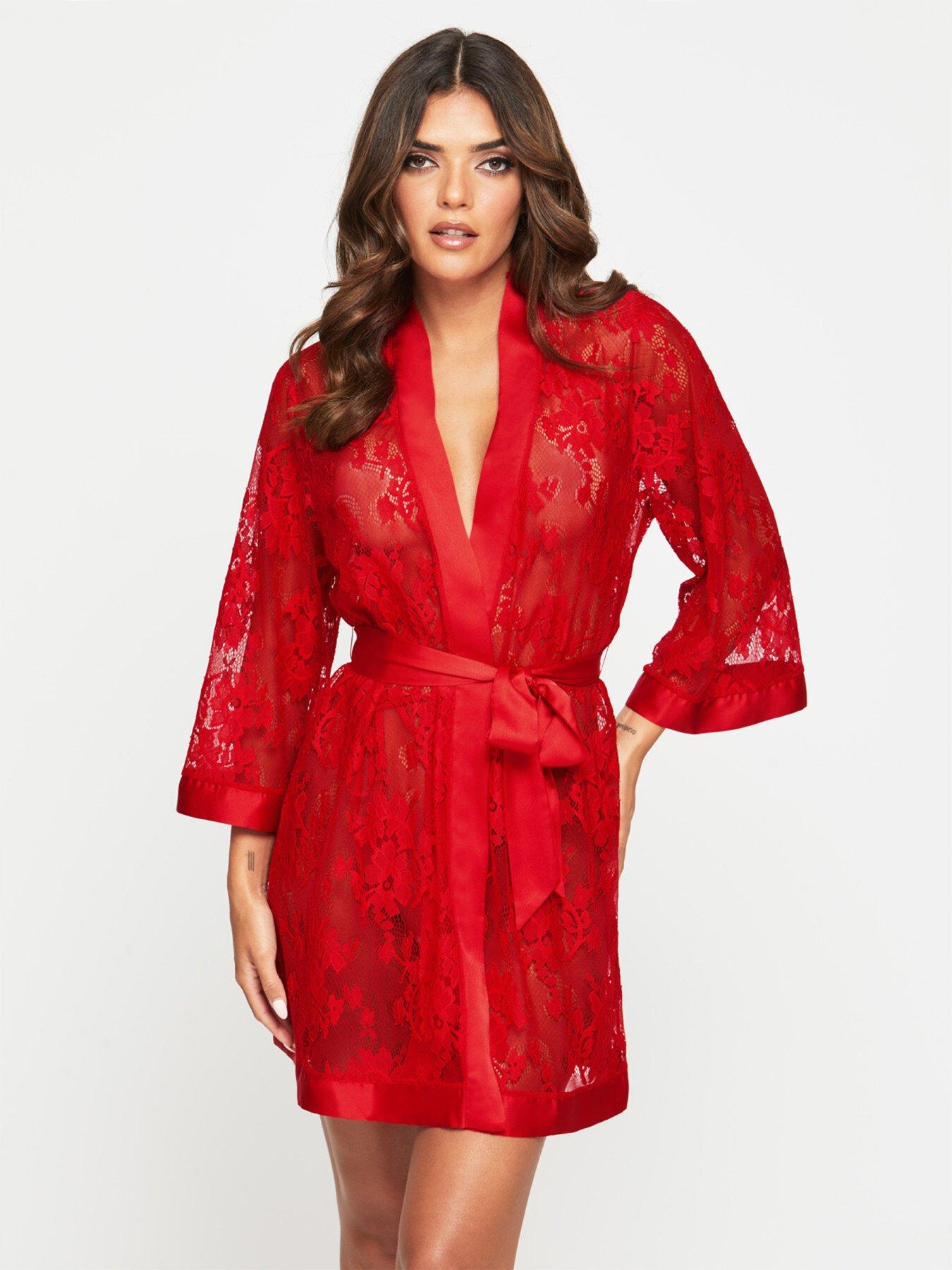Ann Summers Enlightening Robe - Red | Very