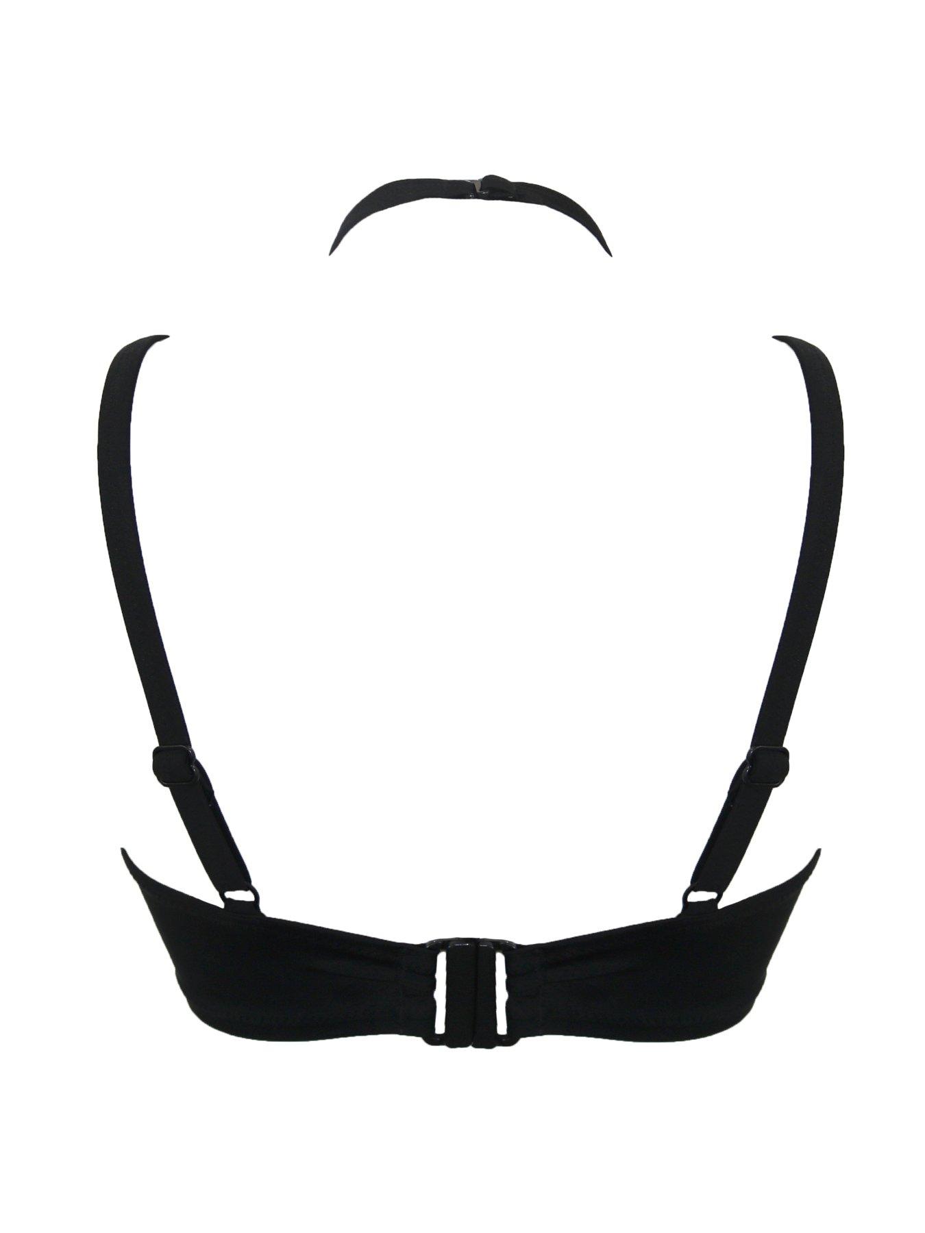 Pour Moi Sydney Underwired Mesh Longline Double Strap Bikini Top ...