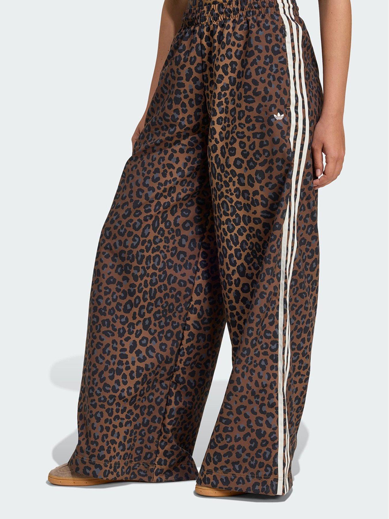 adidas Originals Leopard Firebird Oversized Track Pants | Very