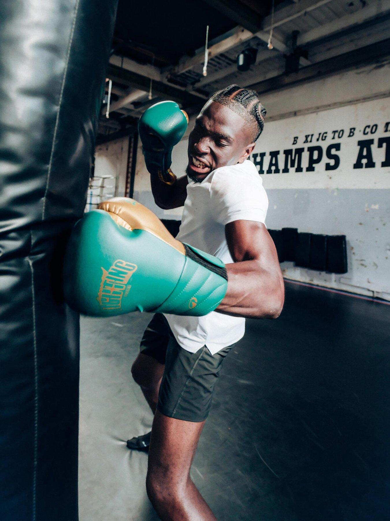Decathlon One-Piece Foam Boxing Gloves for Experienced Boxers - Green ...