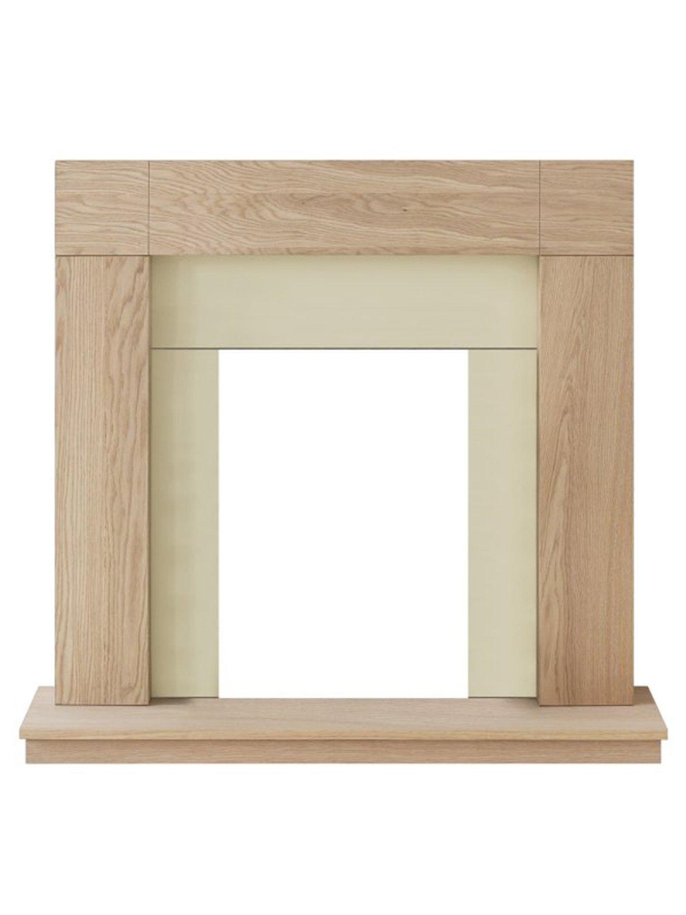 Adam Fires & Fireplaces Malmo Unfinished Oak Fire Surround | very.co.uk