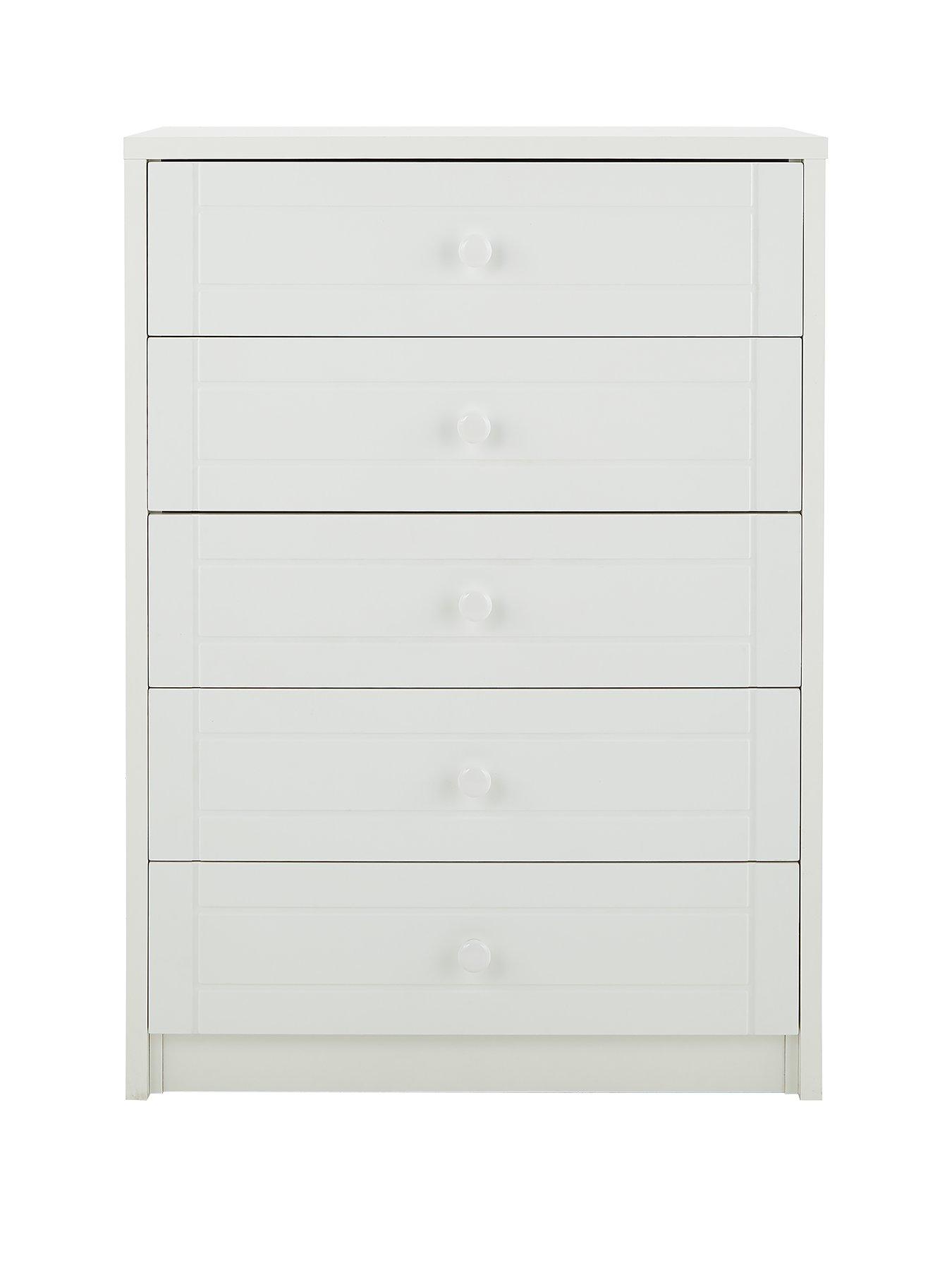Ready Assembled White Chest of Drawers | Very.co.uk