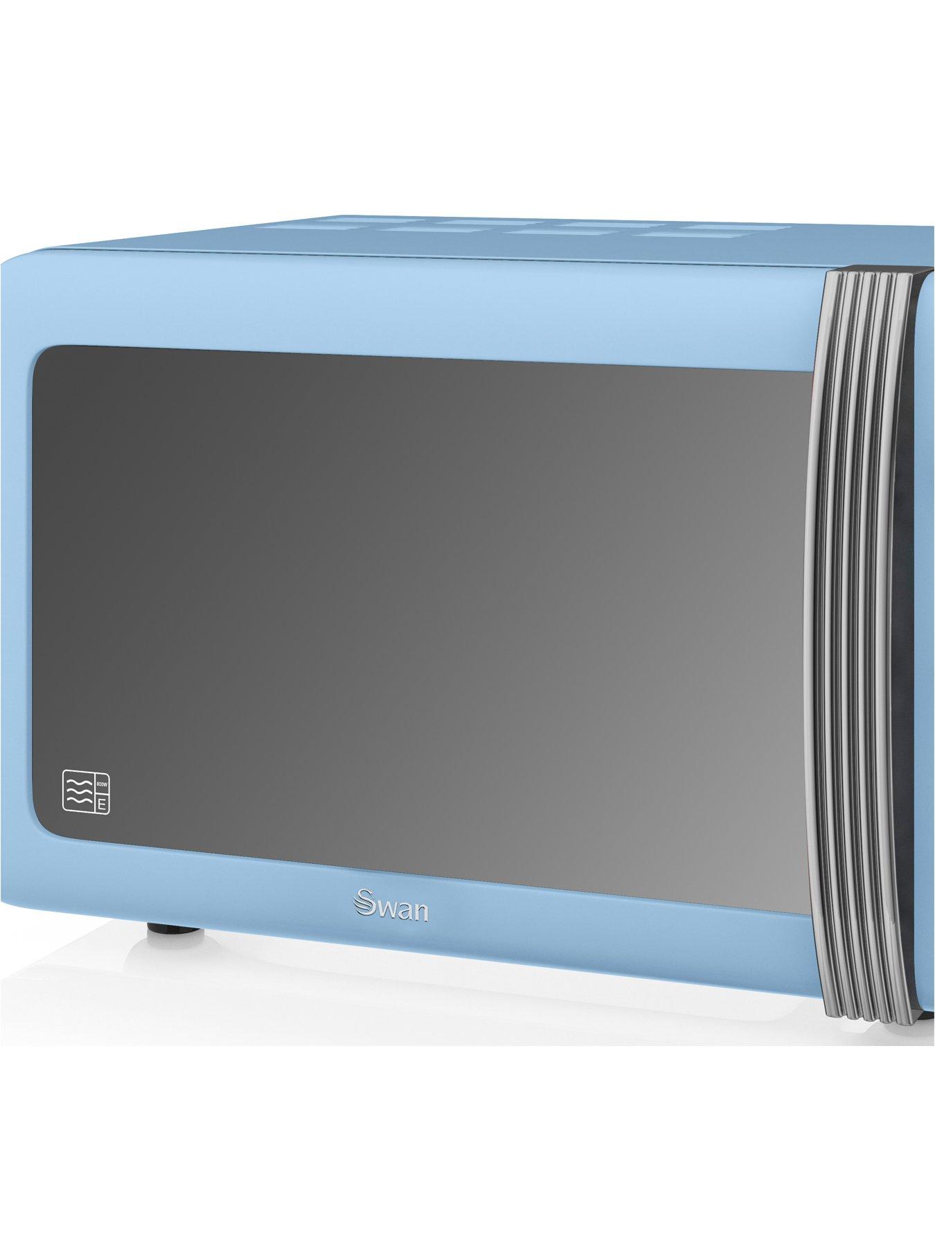 Swan SM22030BLN Retro 20-Litre Digital Microwave - Blue | Very