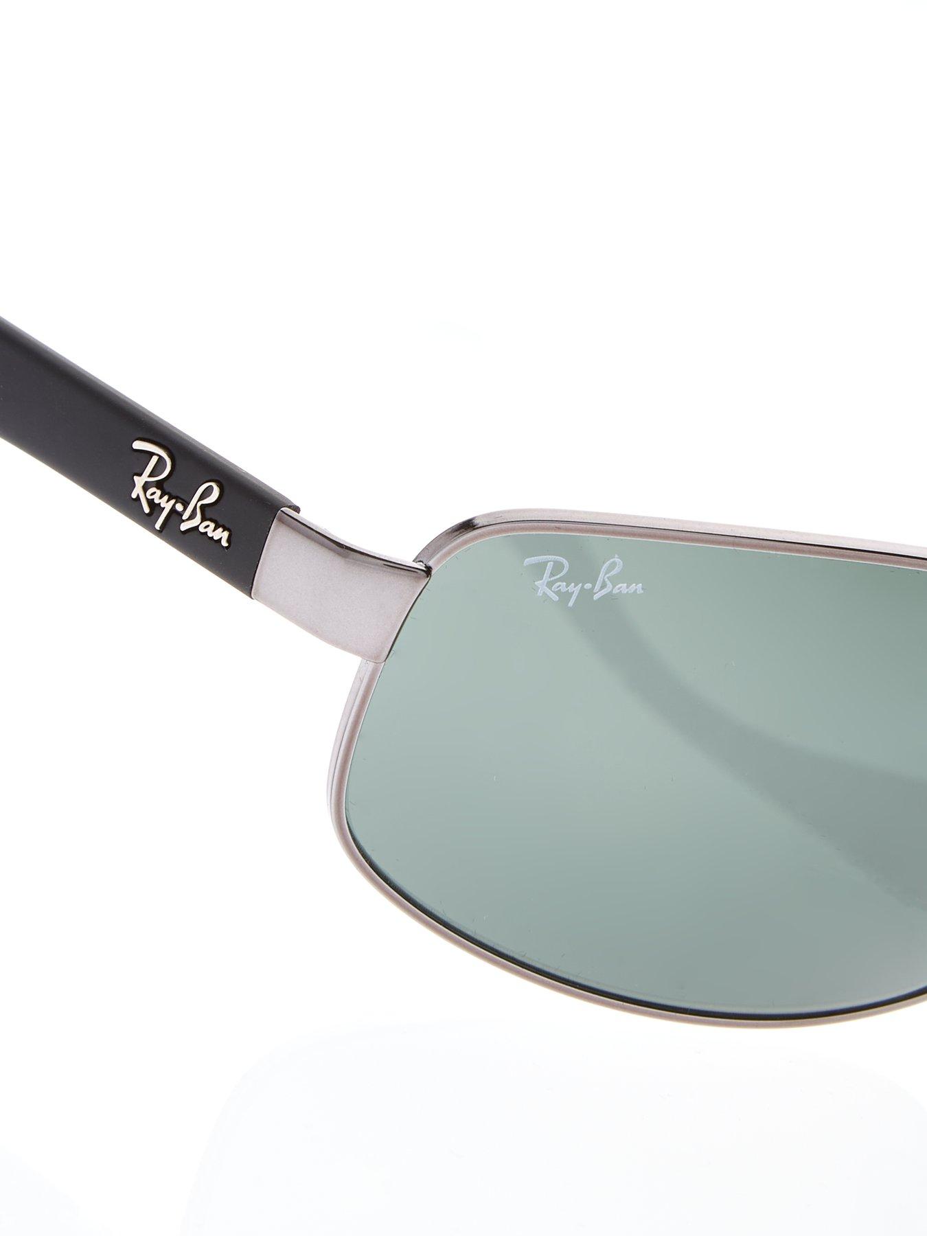 Ray-Ban Rectangle Sunglasses - Grey | very.co.uk