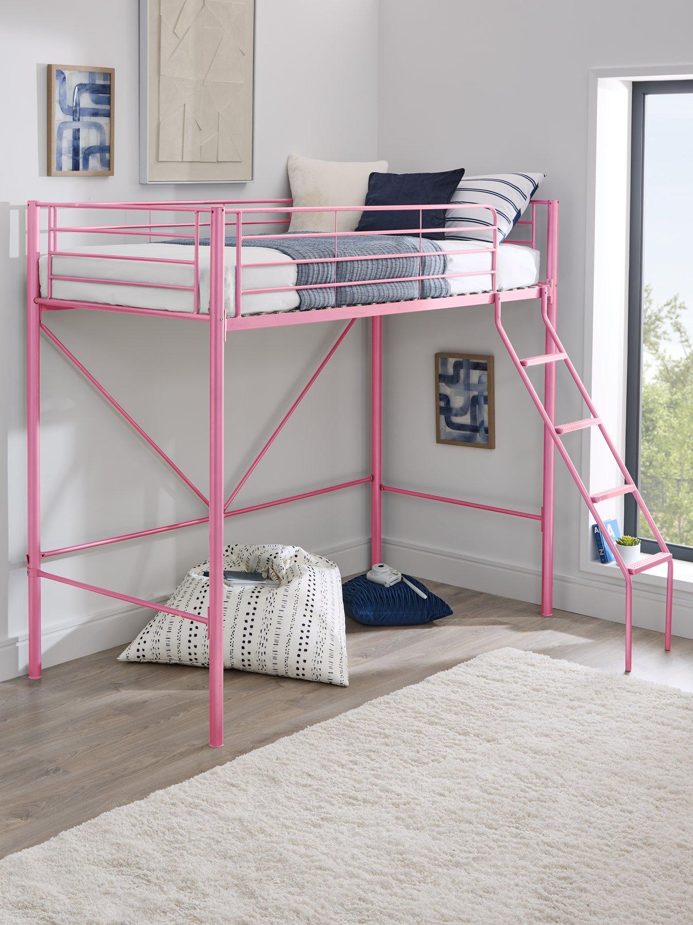 Home & Garden | High Sleeper Beds | Silver | Very