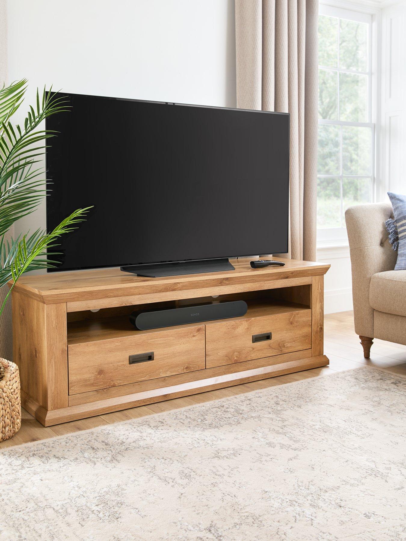 Very Home Clifton Wide TV Unit - fits up to 55 inch TV | very.co.uk