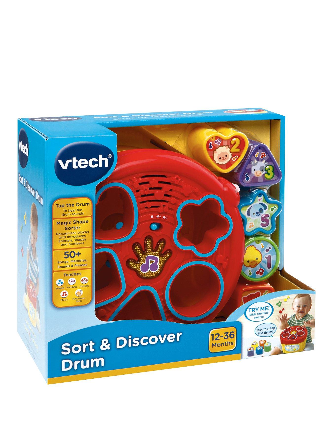 VTech Baby Sort and Discover Drum | very.co.uk