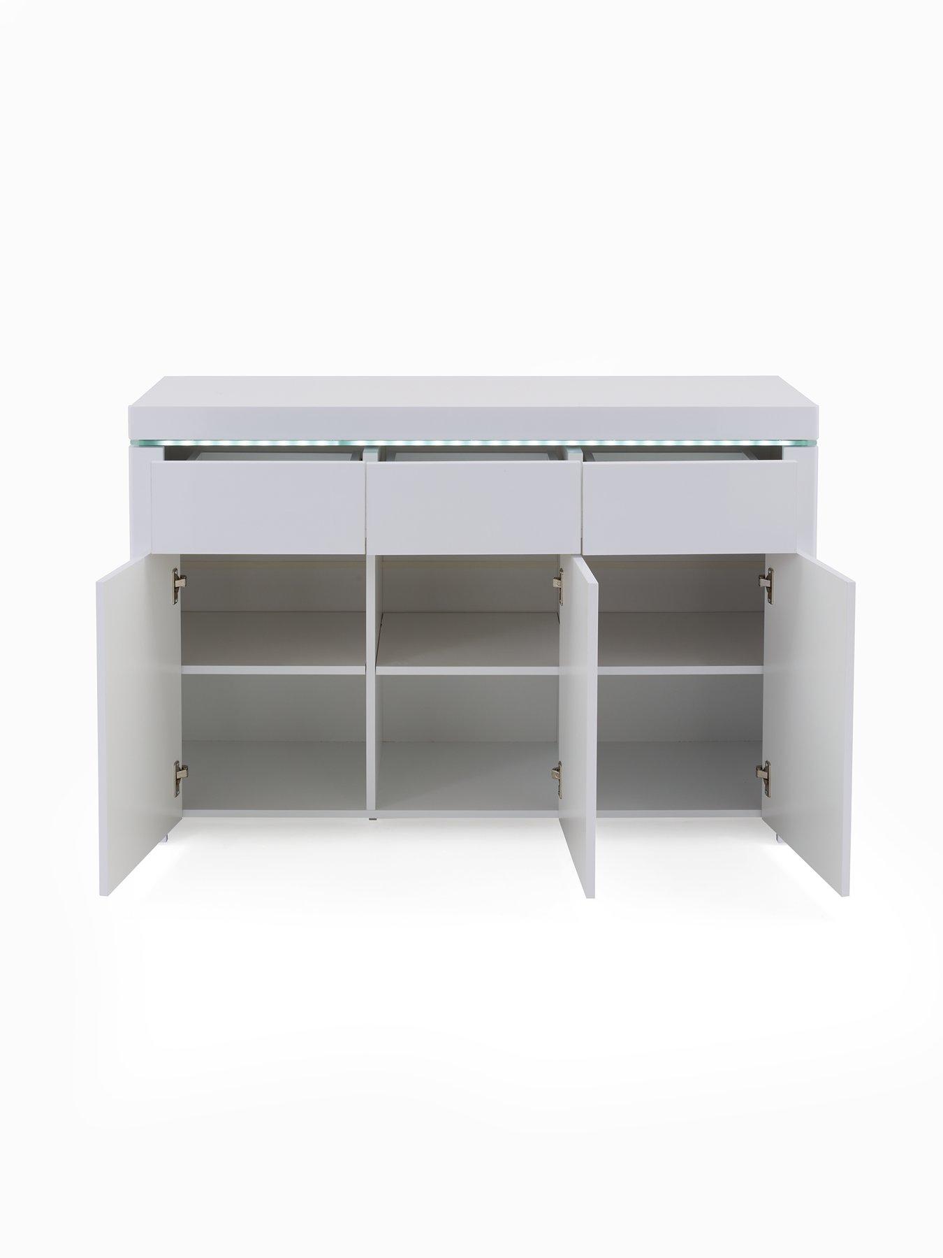 Atlantic white gloss sideboard store