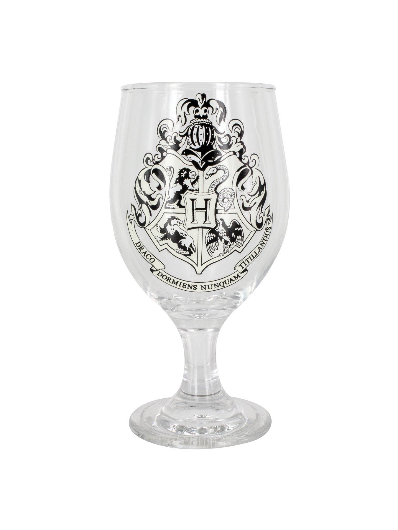 Harry Potter Hogwarts Crest Magical Colour Change Drinking Glass ...