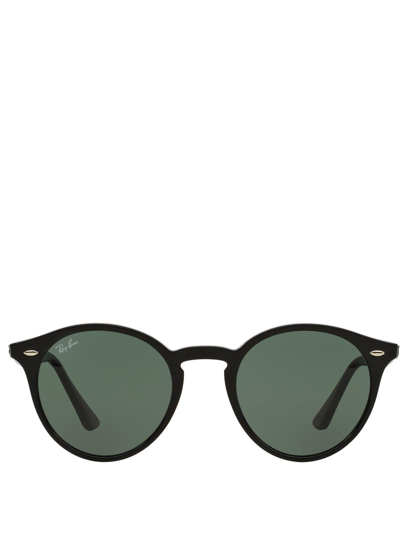 Ray-Ban Round Sunglasses - Black | Very