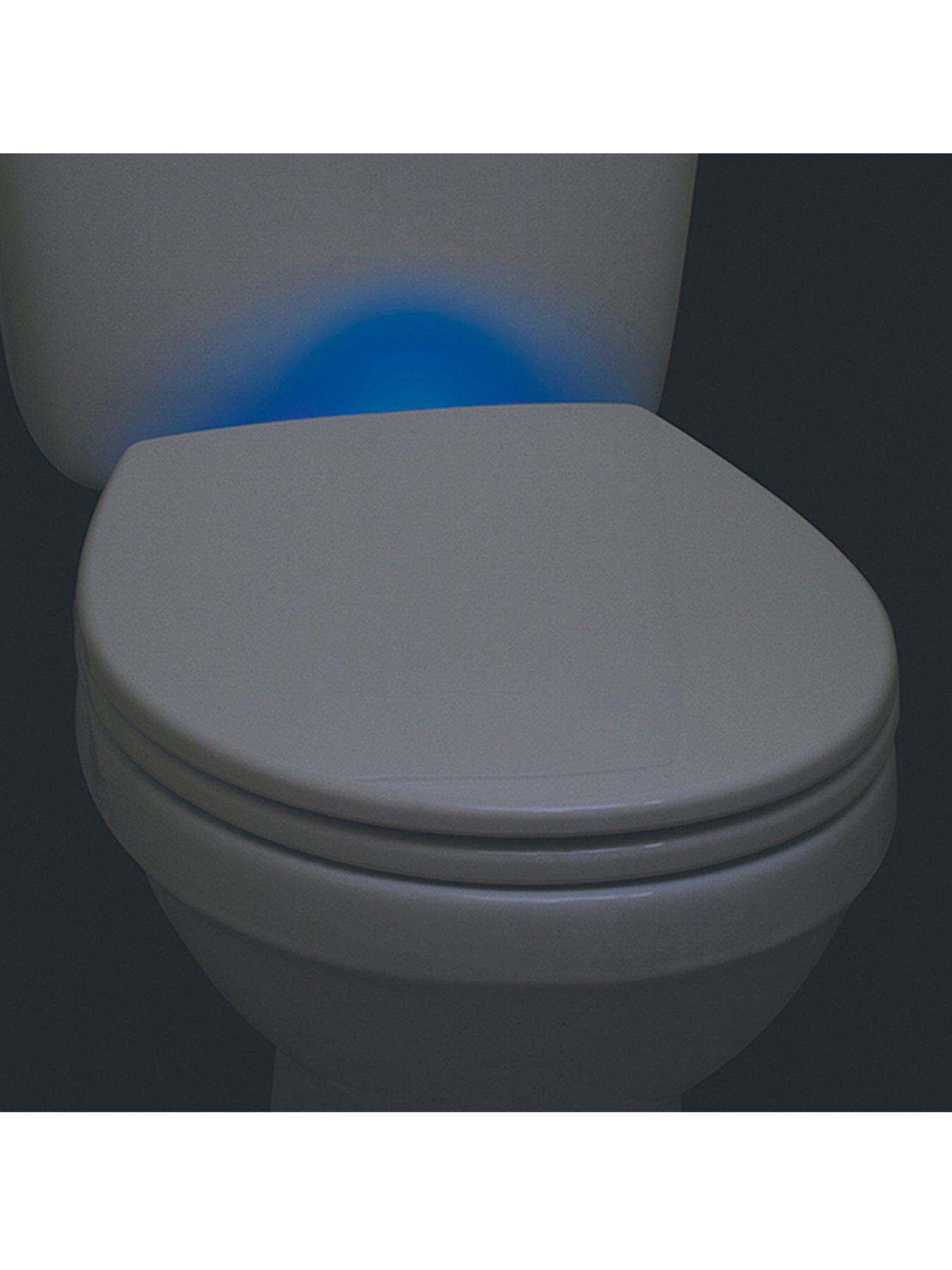 AQUALONA Night Light Soft Close Toilet Seat | very.co.uk