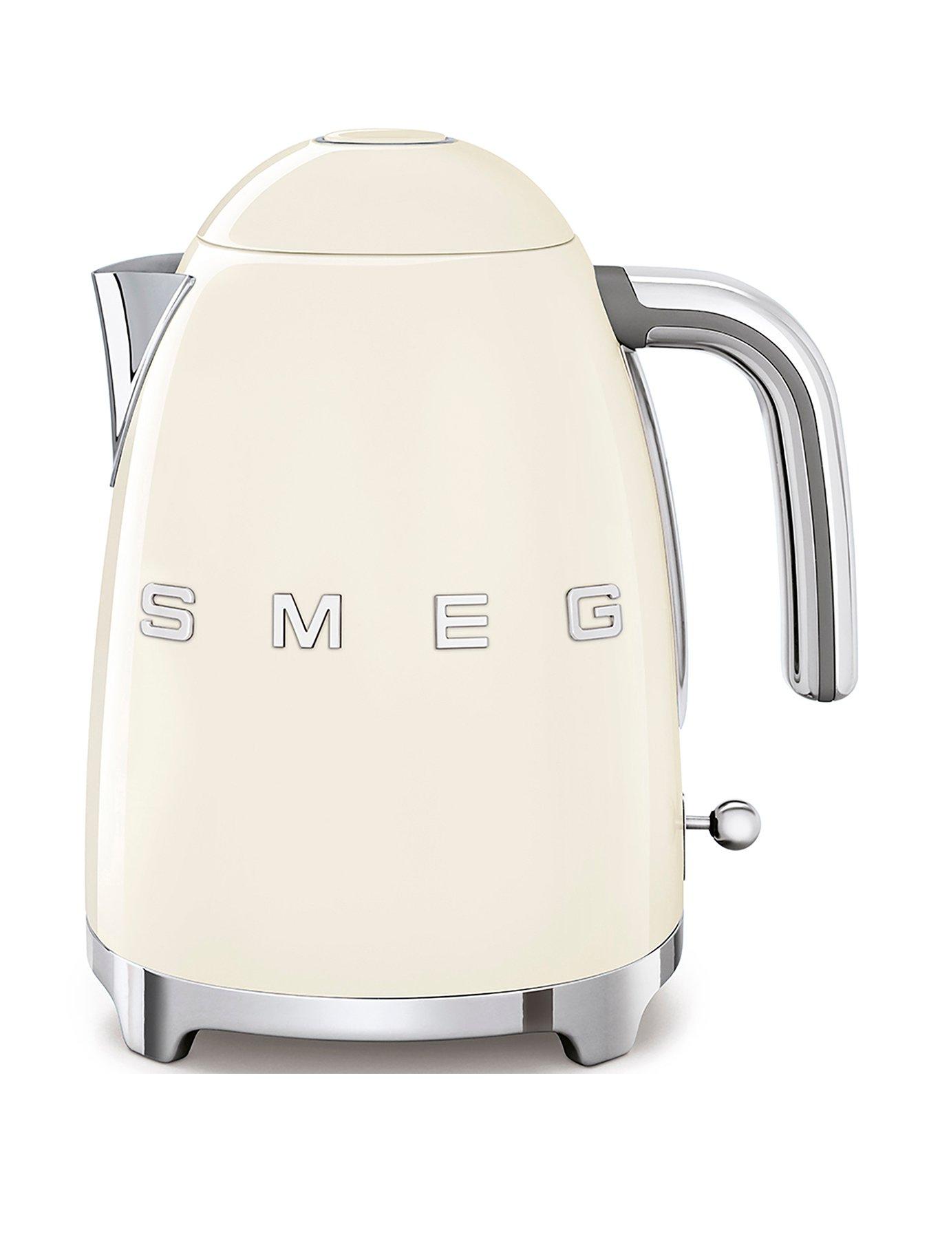 Smeg KLF03 Retro Style Jug Kettle, 300W, 1.7L - Cream | very.co.uk