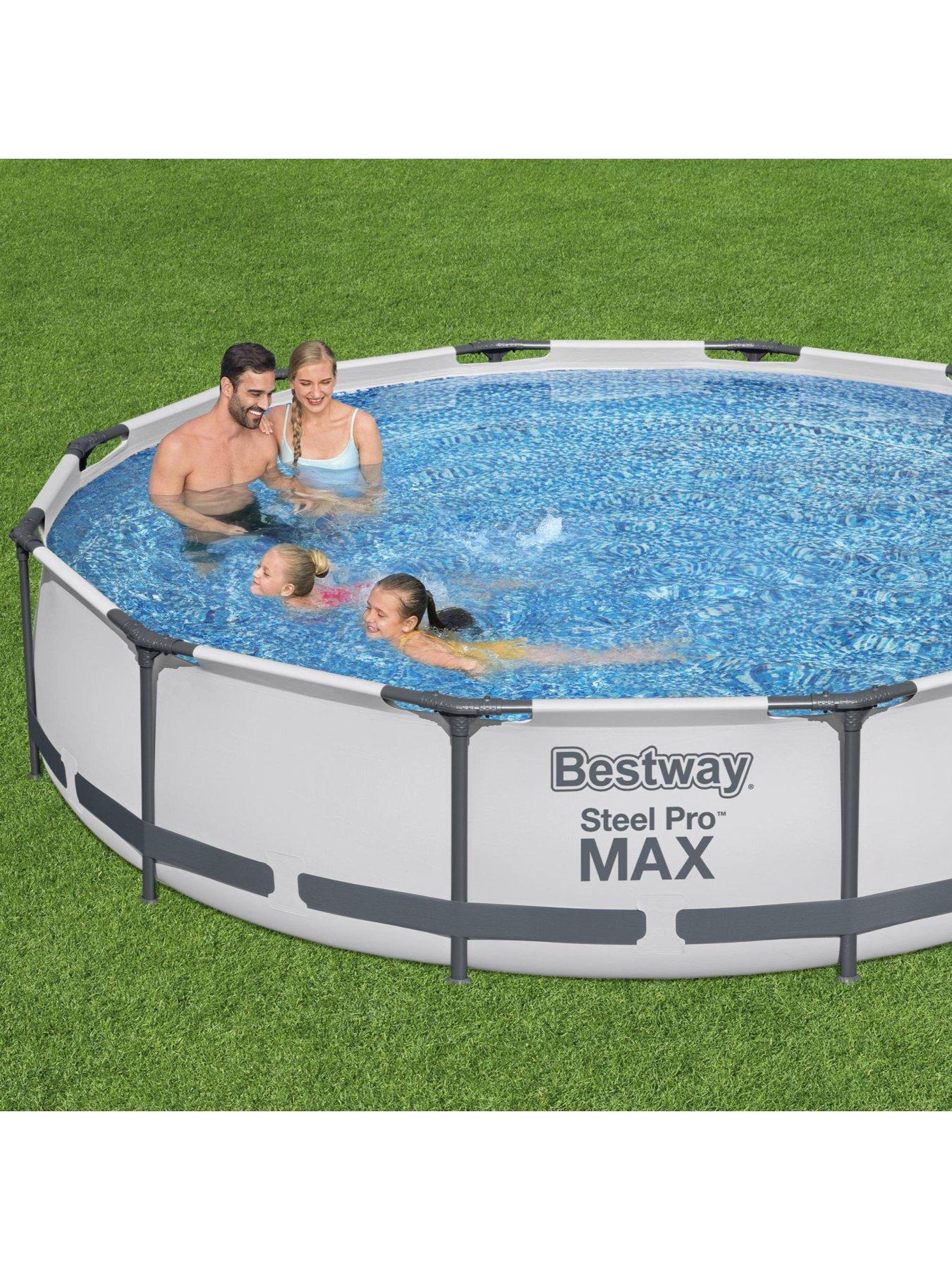 Bestway 12ft Steel Pro MAX Pool with Filter Pump | Very