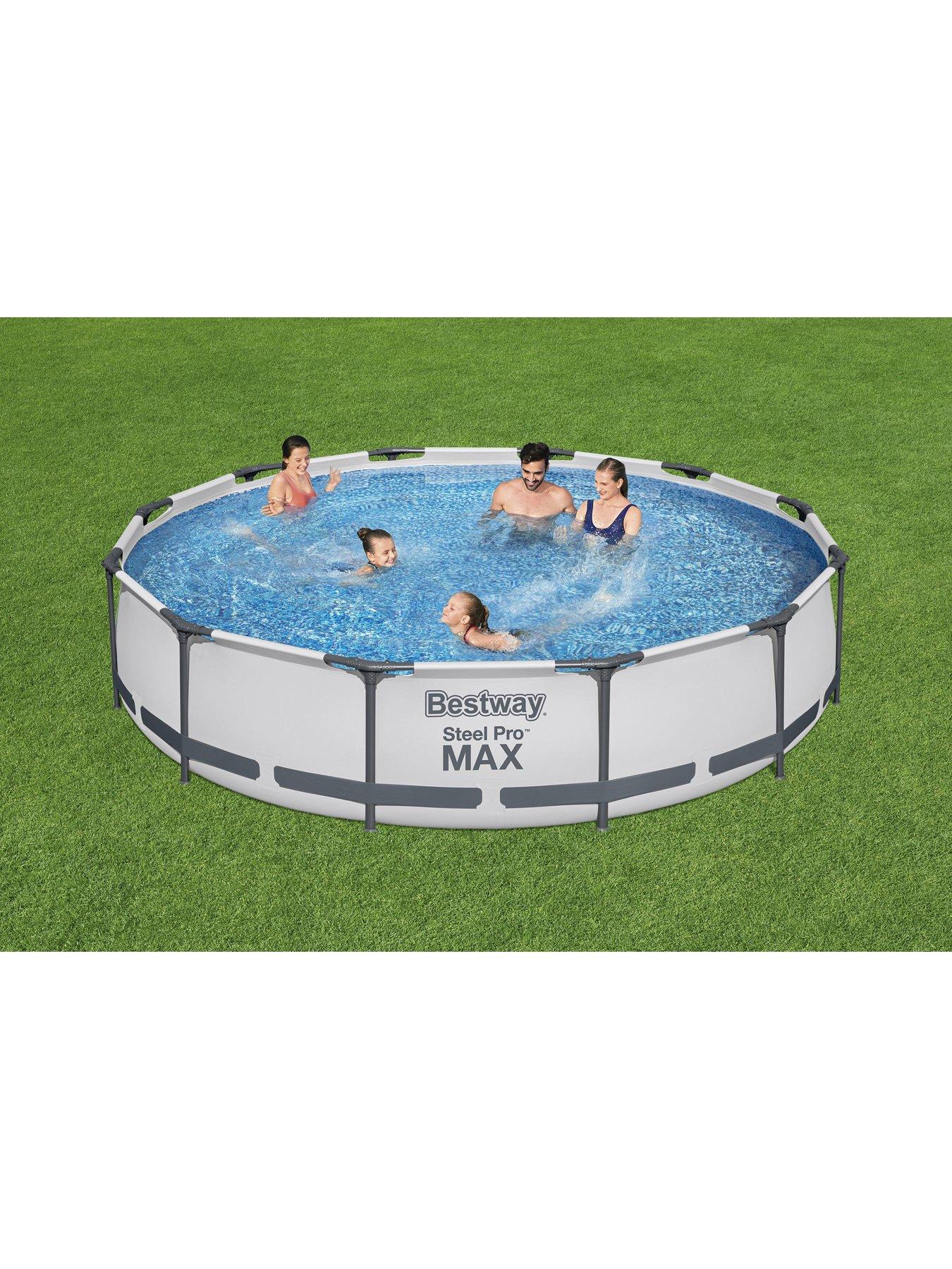 Bestway 12ft Steel Pro MAX Pool with Filter Pump | Very.co.uk