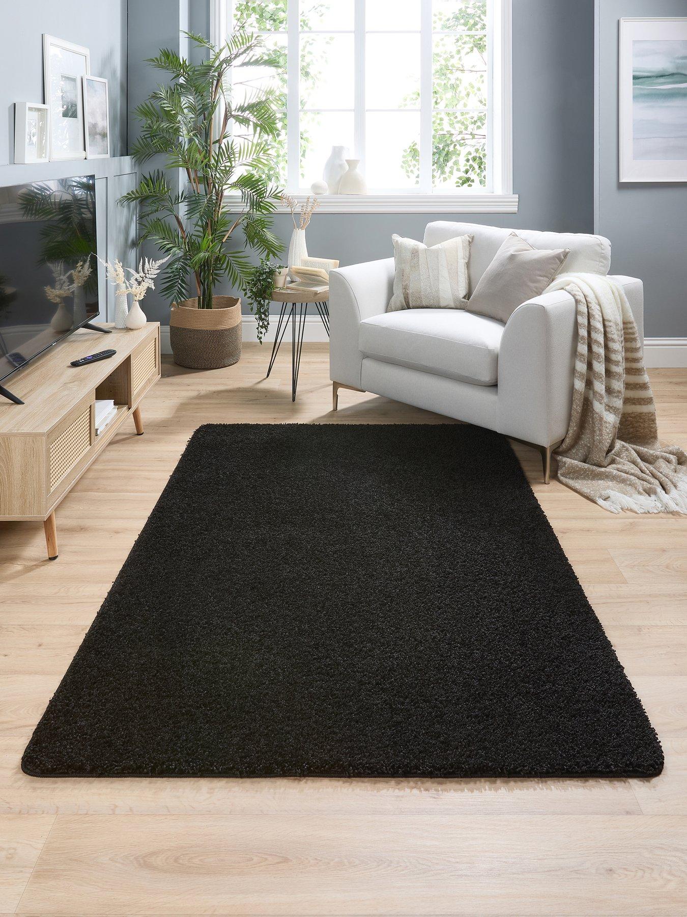 Rugs | Polyproplyene | Black | Washable Rugs | Home & Garden | Very