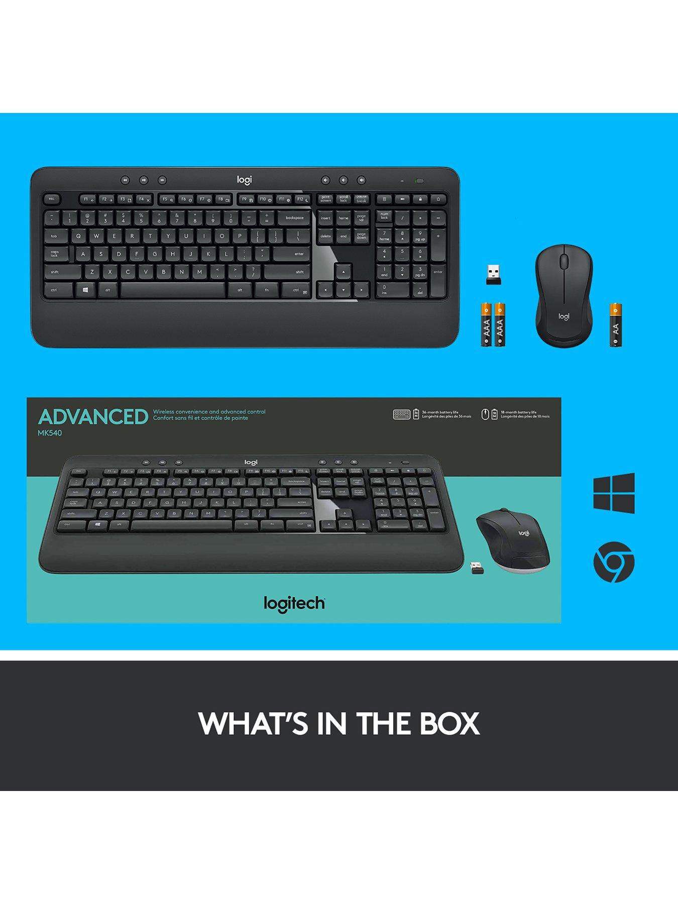Logitech MK540 ADVANCED Wireless Keyboard and Mouse combo | Very