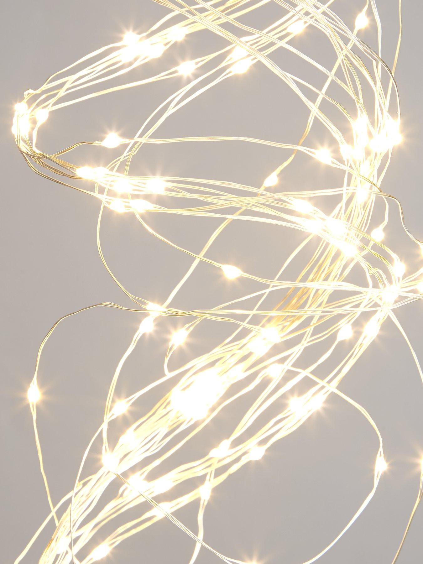 Very Home 450 LED Copper Horsetail Christmas Tree Lights | Very