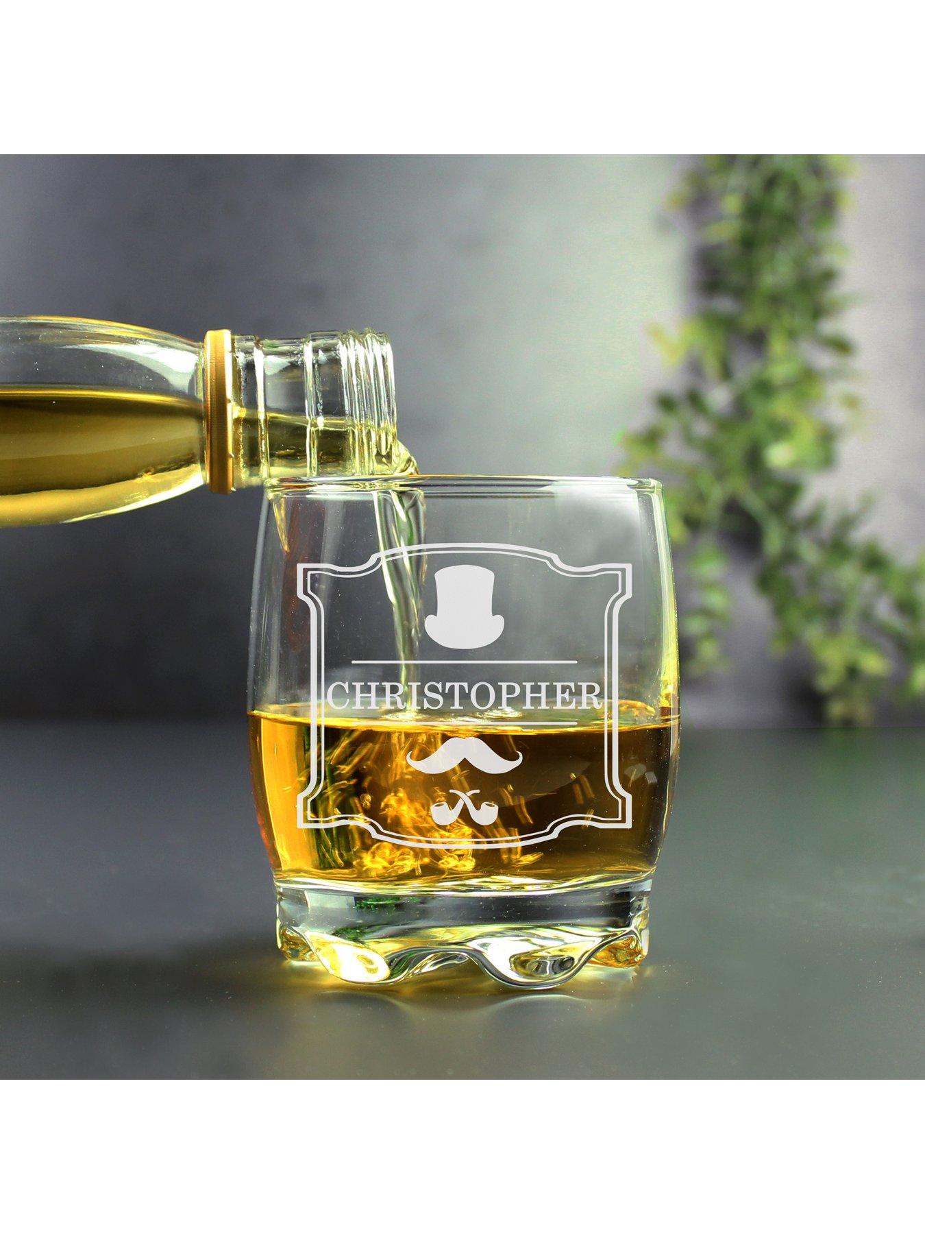 The Personalised Memento Company Personalised Gentlemans Glass With A