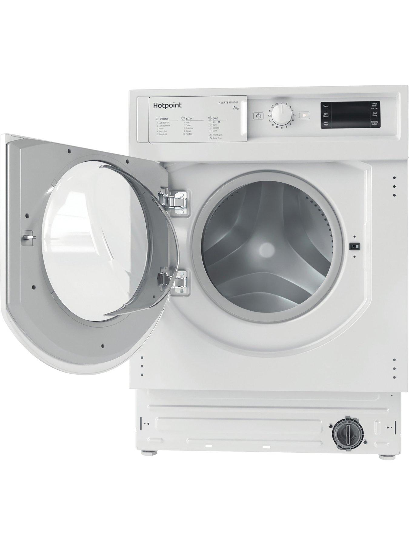 Hotpoint BIWMHG71483UKN 7kg Load, 1400 Spin Integrated Washing Machine ...
