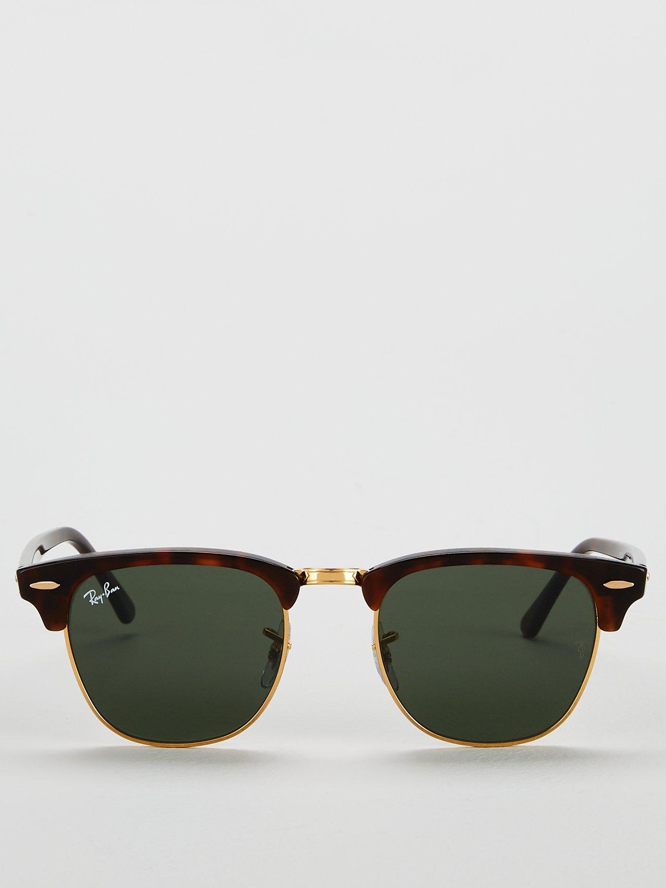 Ray-Ban Clubmaster 0RB3016 Sunglasses - Brown | Very