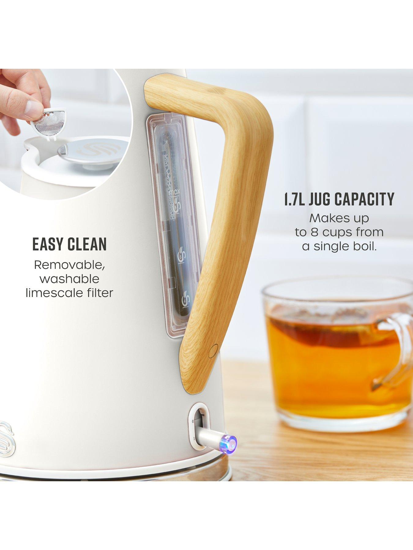 Swan 1.7L Nordic Style Kettle - White | Very