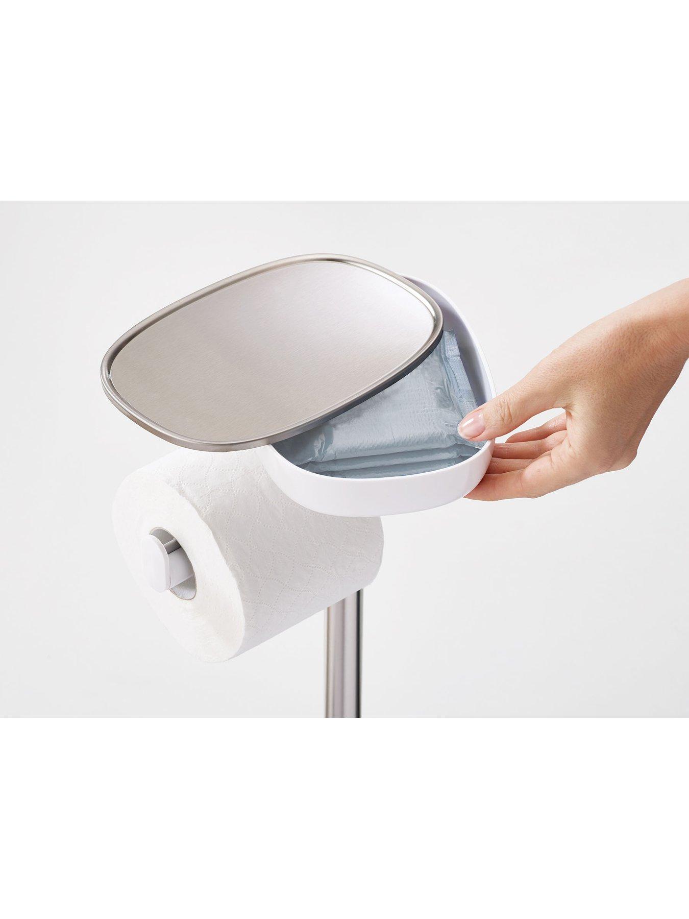 Joseph Joseph Easystore Butler Plus Standing Toilet Roll Holder With