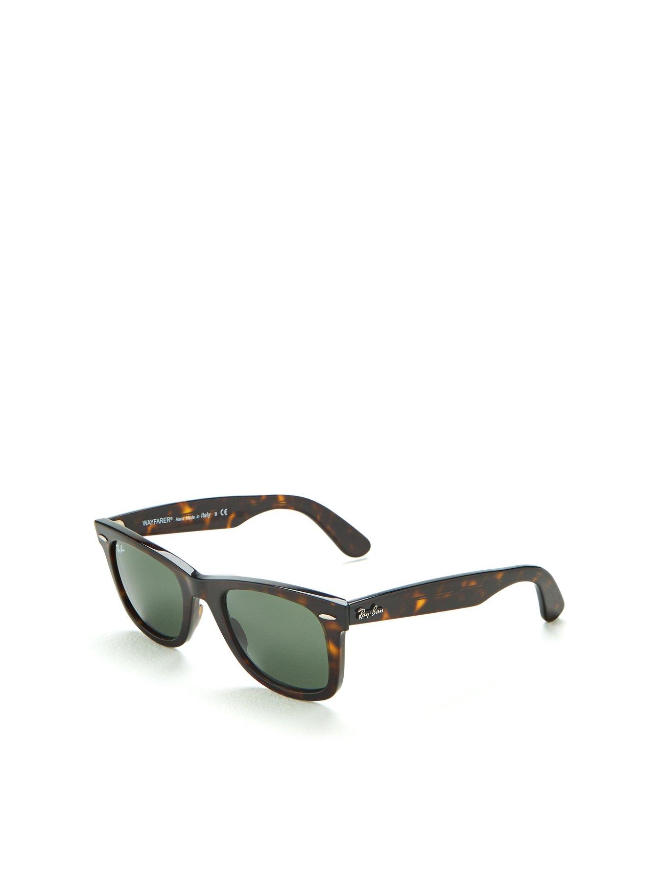 Ray-Ban Wayfarer 0RB2140 Sunglasses - Brown | Very