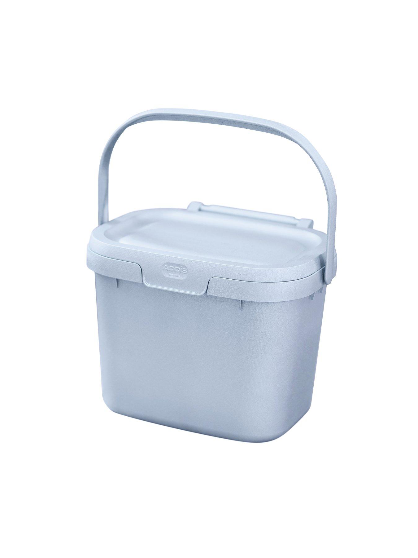 Addis Compost Food Caddy Bin with 60 Compostable Liner Bags | Very