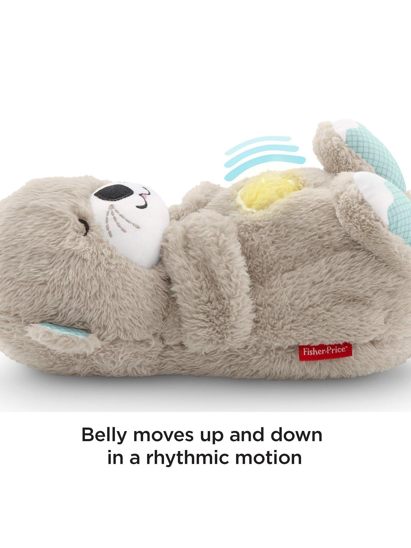 Fisher-Price Soothe 'n Snuggle Otter Plush Baby Toy with 11 Sensory ...