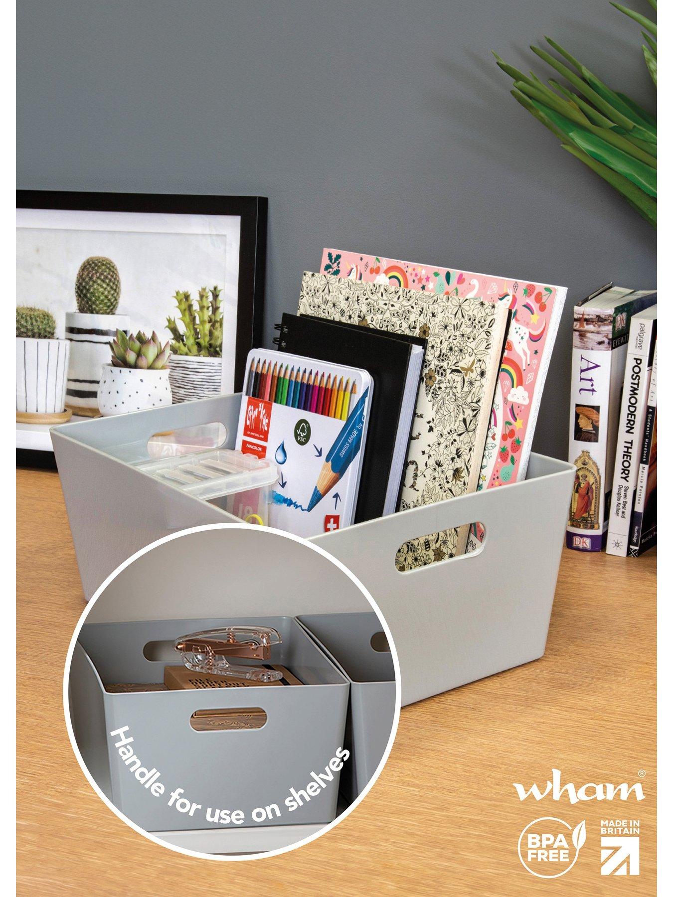 Wham Studio Storage Baskets (Set of 2) - Grey | Very