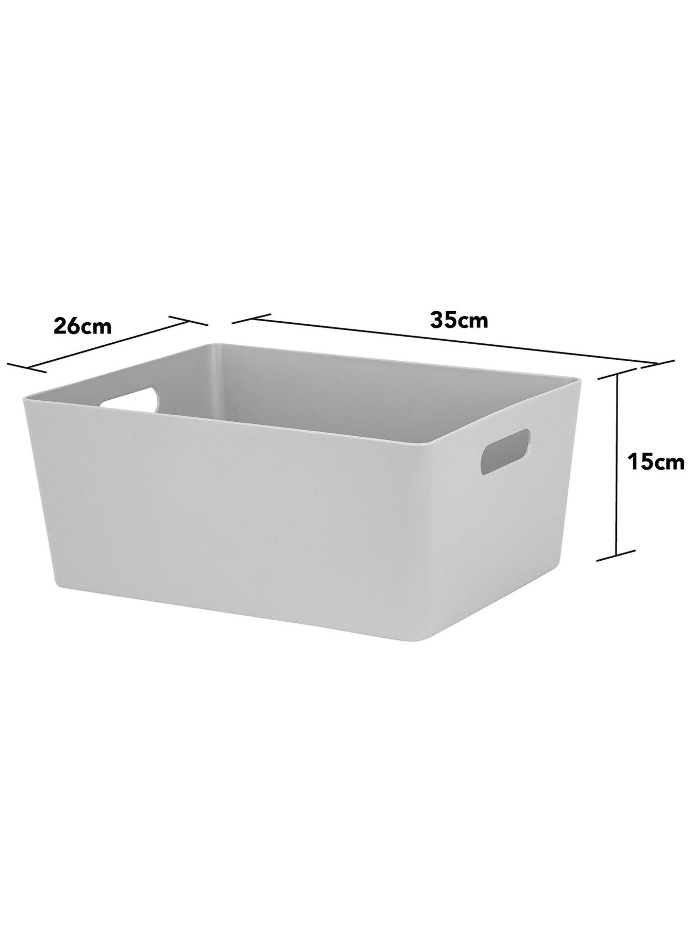 Wham Studio Storage Baskets (Set of 2) - Grey | Very