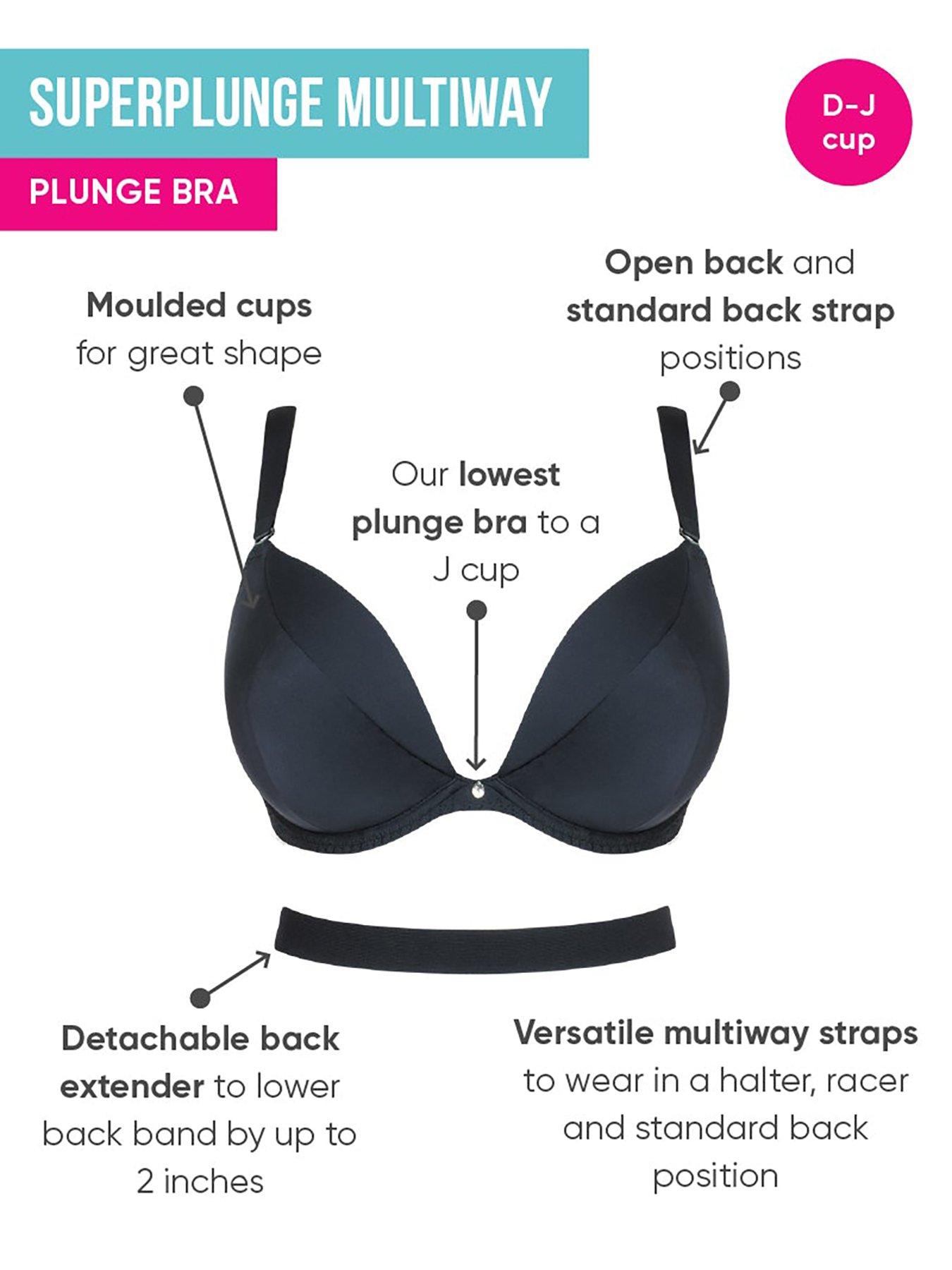 Curvy Kate Super Plunge Multiway Bra - Black | Very