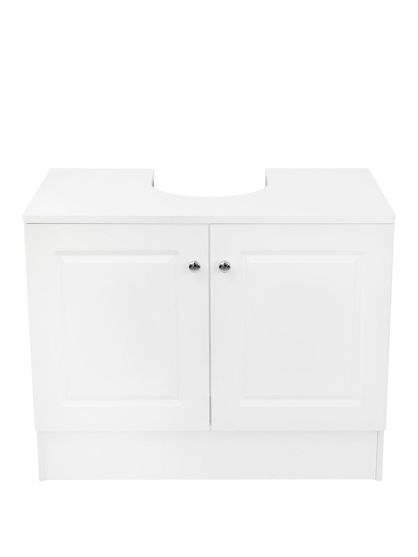 Lloyd Pascal Devonshire Under Basin Bathroom Storage Unit - White ...