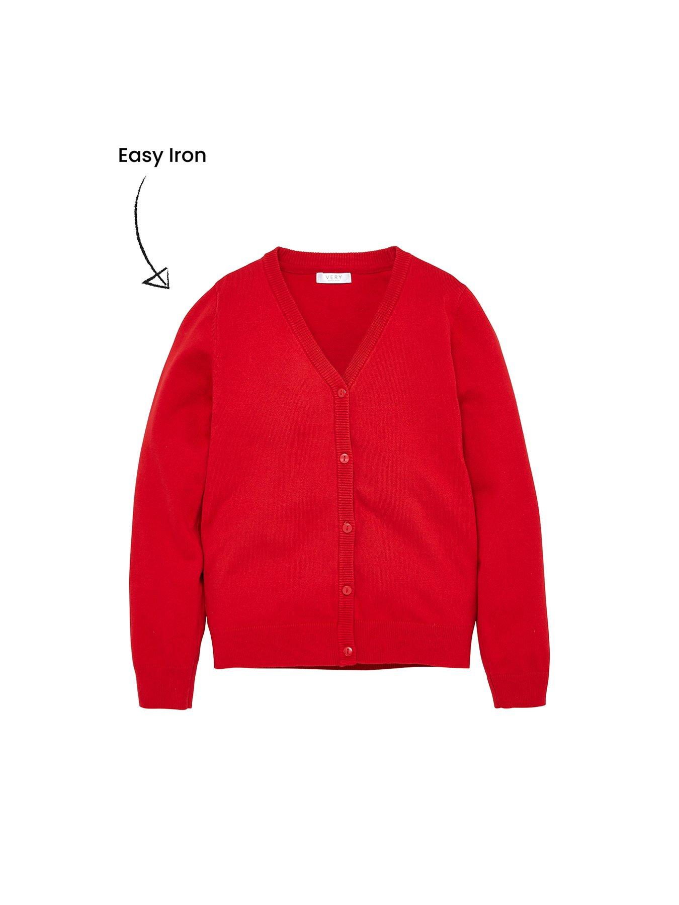 Everyday Girls 2 Pack School Cardigans - Red | very.co.uk
