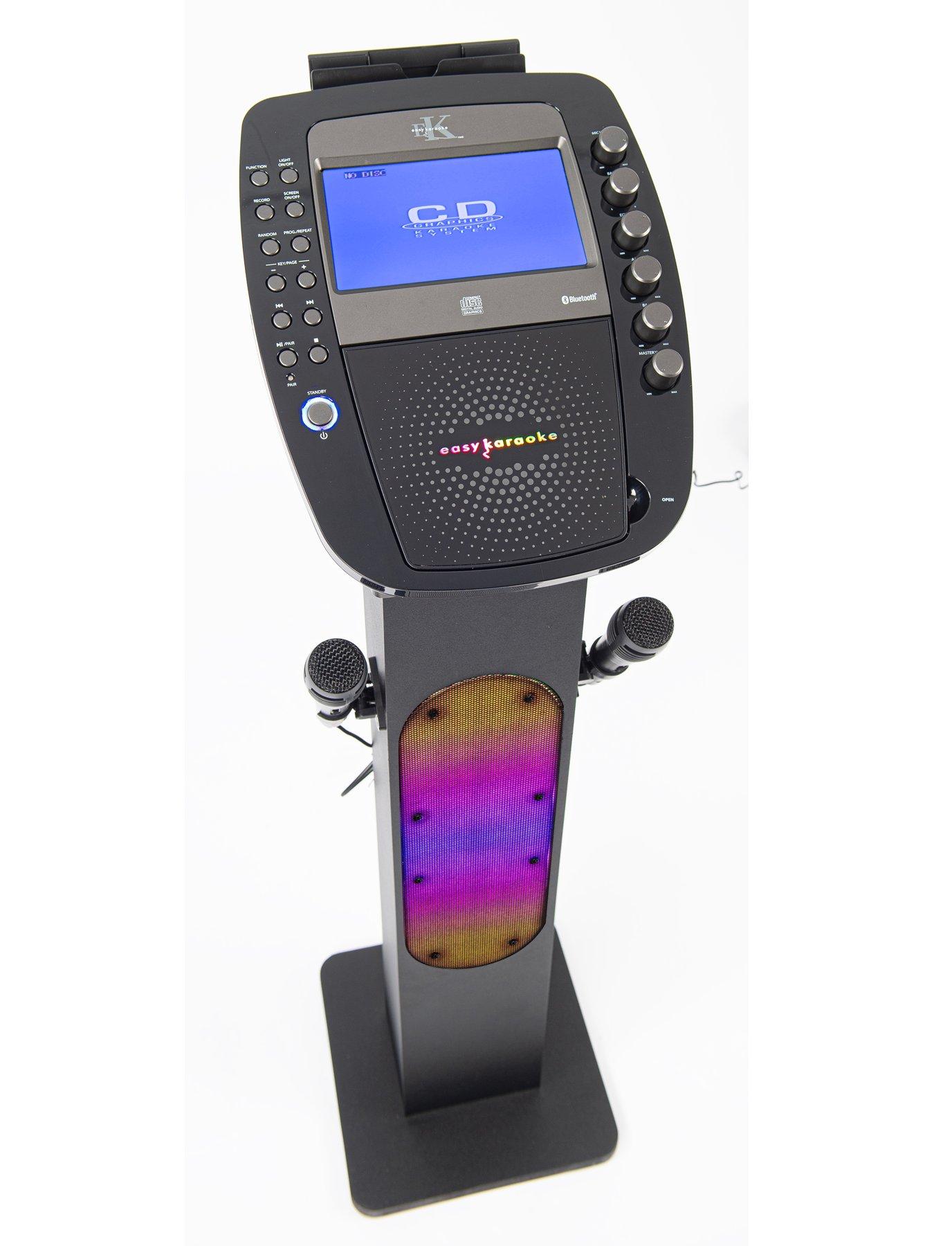 Easy Karaoke Bluetooth System With Speaker Pedestal | Very