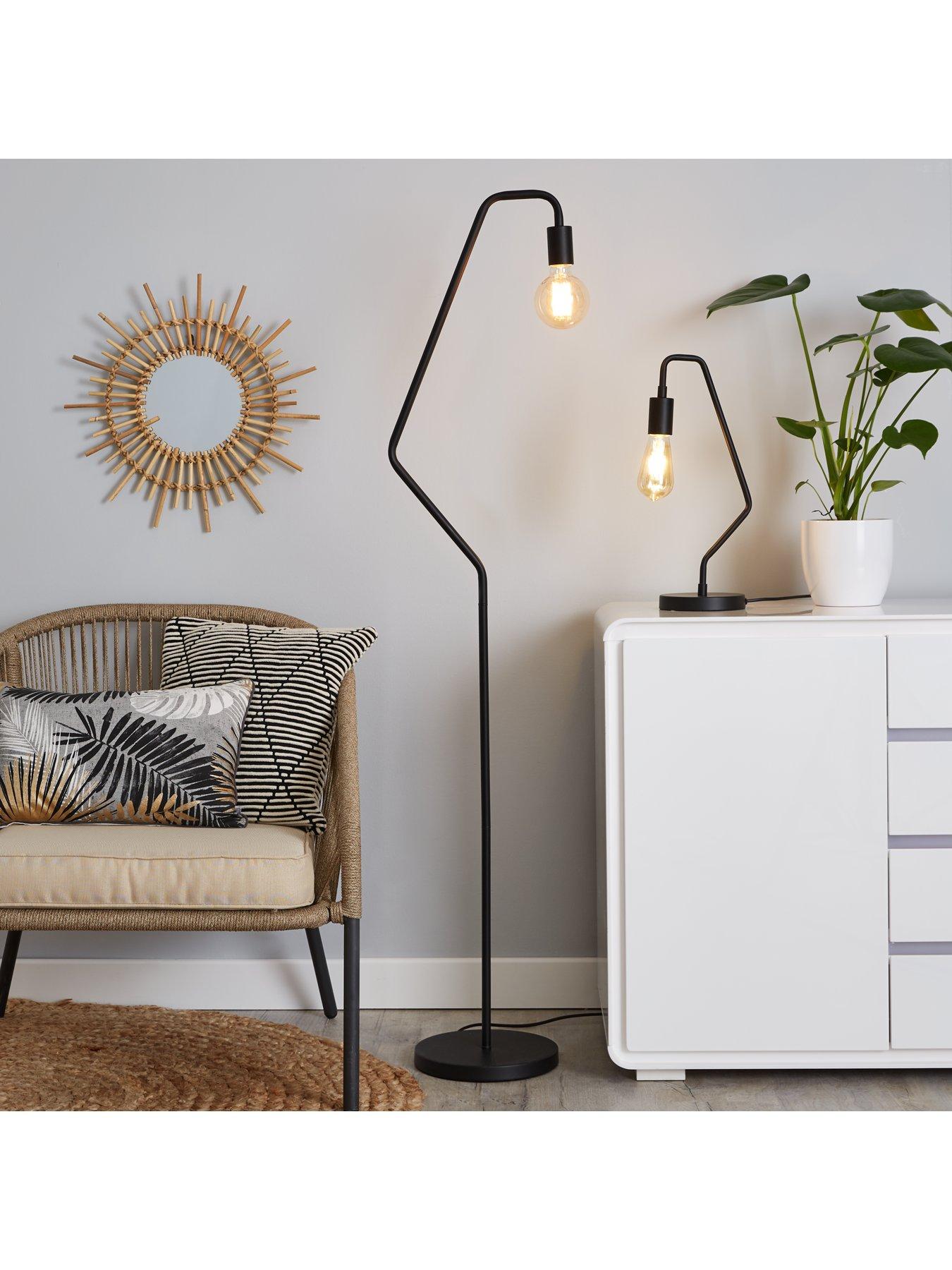 Very Home Tate Table Lamp - Black | very.co.uk
