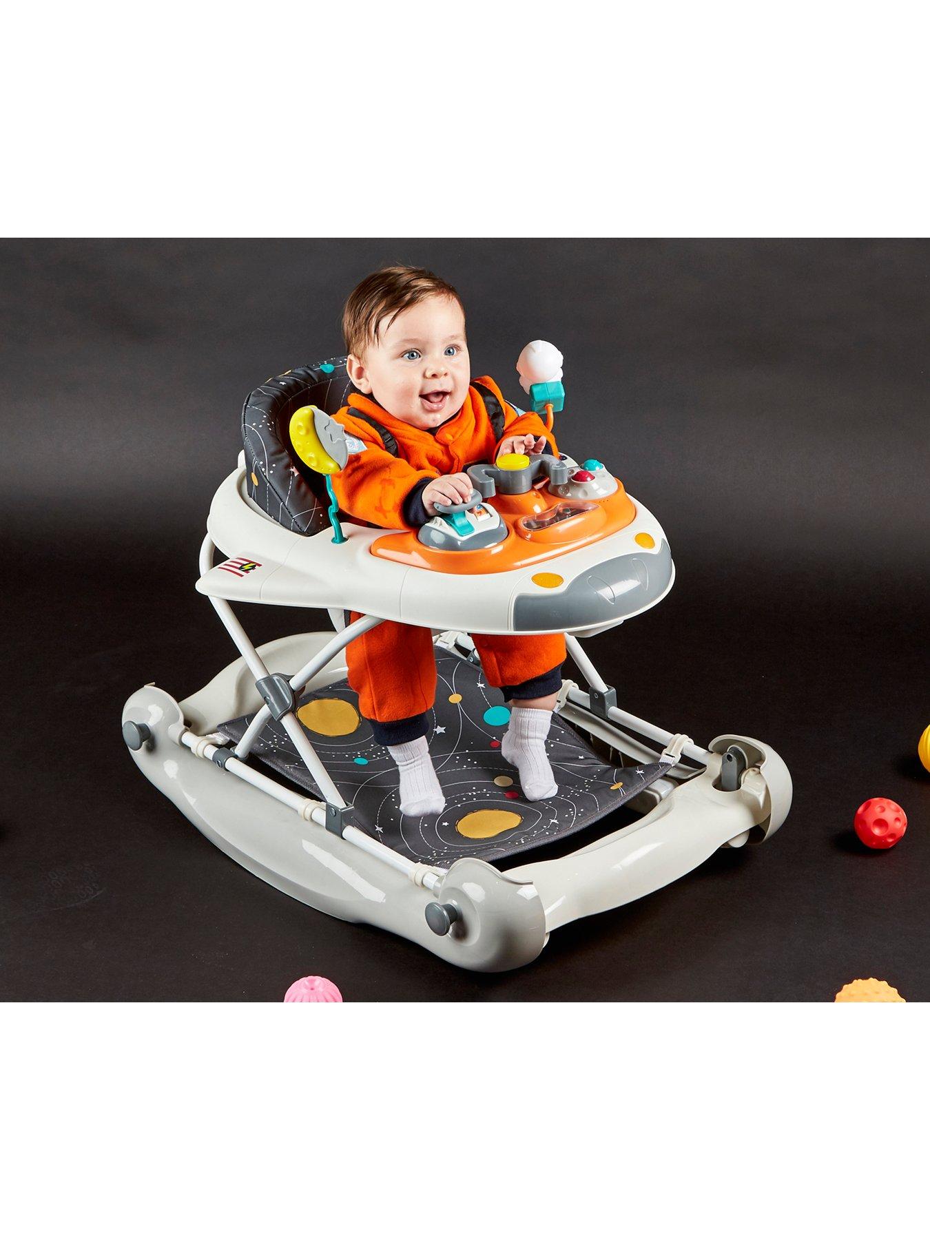 My Child Space Shuttle 2-in-1 Walker Rocker - Grey | very.co.uk