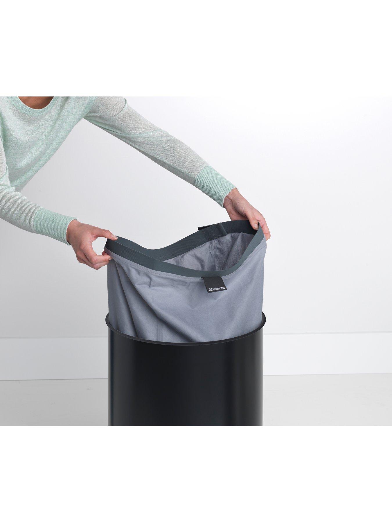 Brabantia 60 Litre Laundry Bin with Removable Laundry Bag Black Very